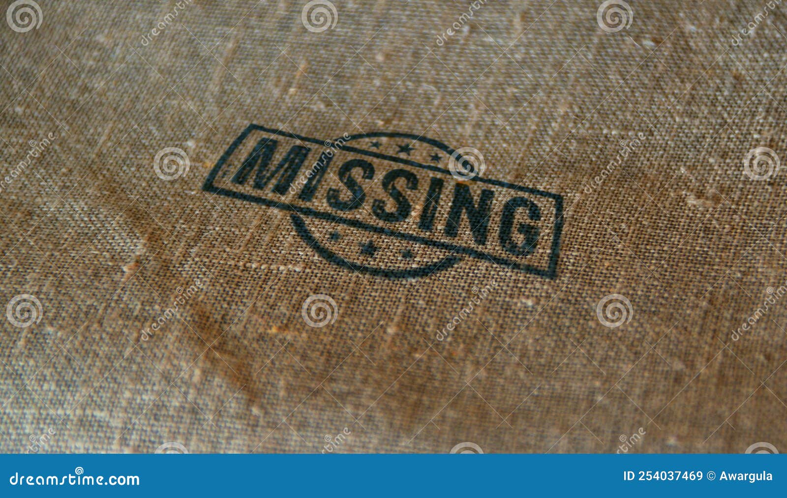 Missing stamp and stamping stock image. Image of fabric - 254037469