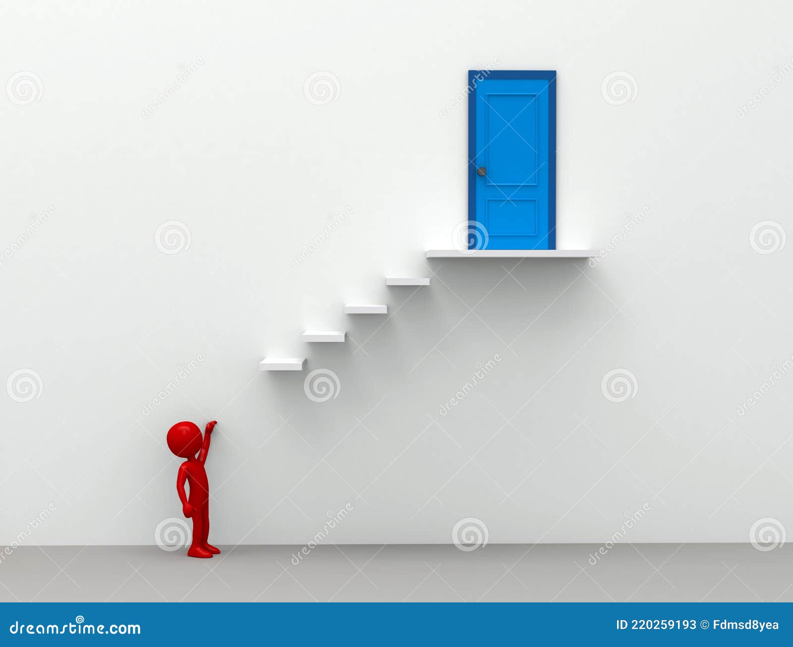 Missing a step stock illustration. Illustration of stairs - 220259193