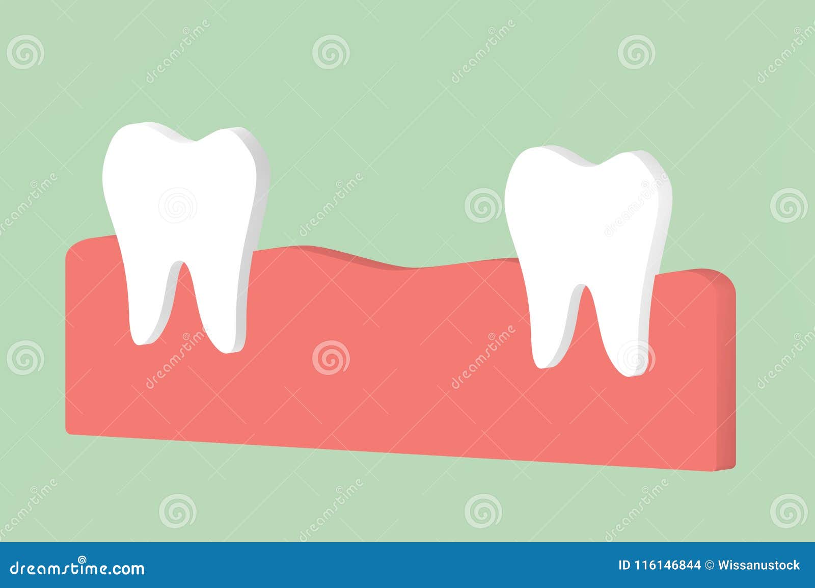 Mouth With Missing Teeth Cartoon Vector | CartoonDealer.com #106469689