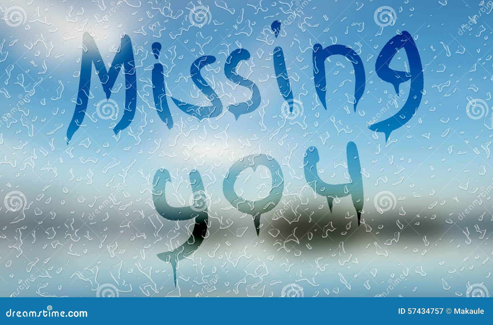 Missing You stock image. Image of glass, macro, cool - 57434757