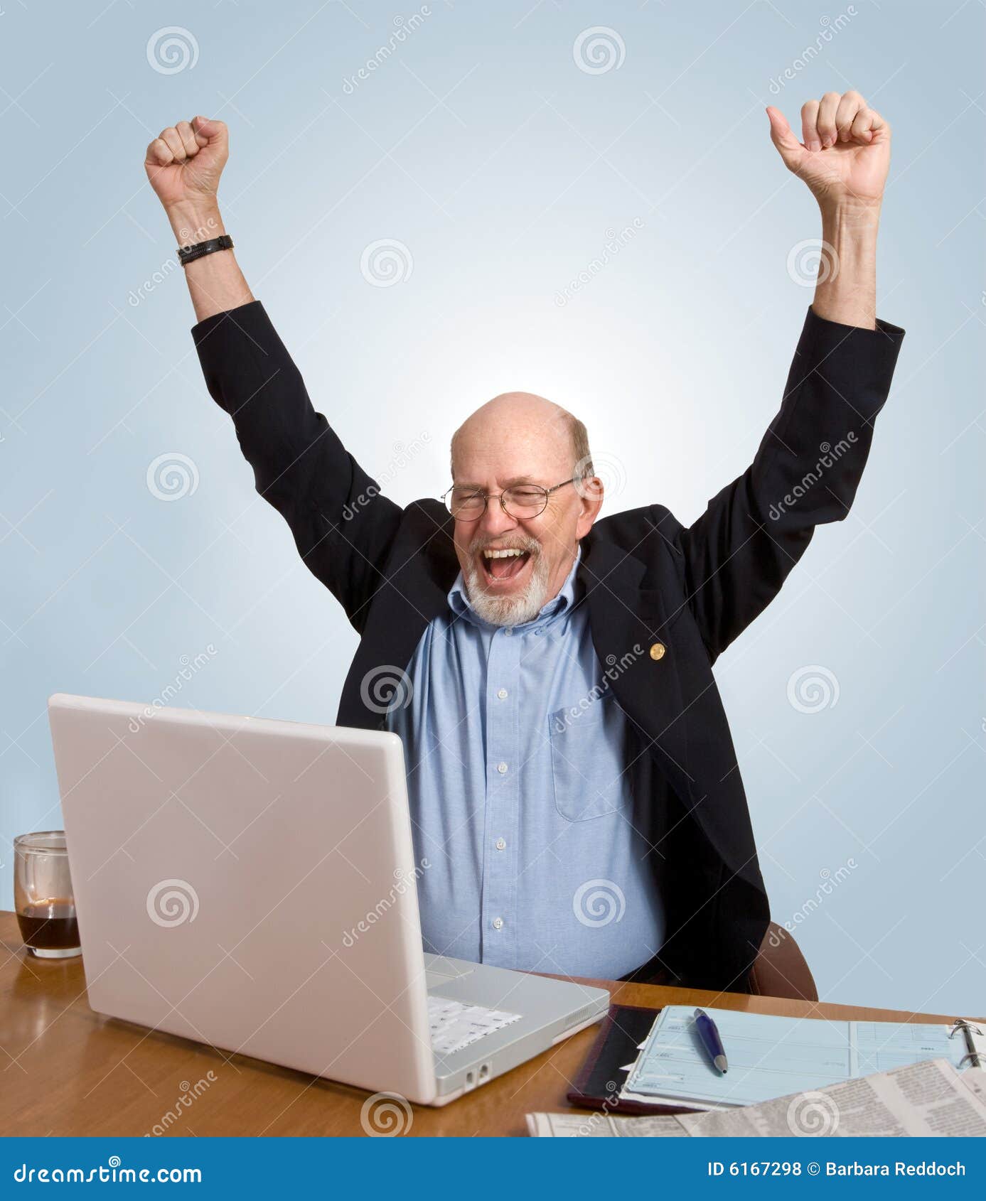 Mission Accomplished stock photo. Image of excited, office - 6167298