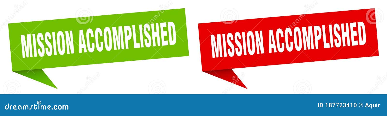 Mission Accomplished Banner. Mission Accomplished Speech Bubble Label ...