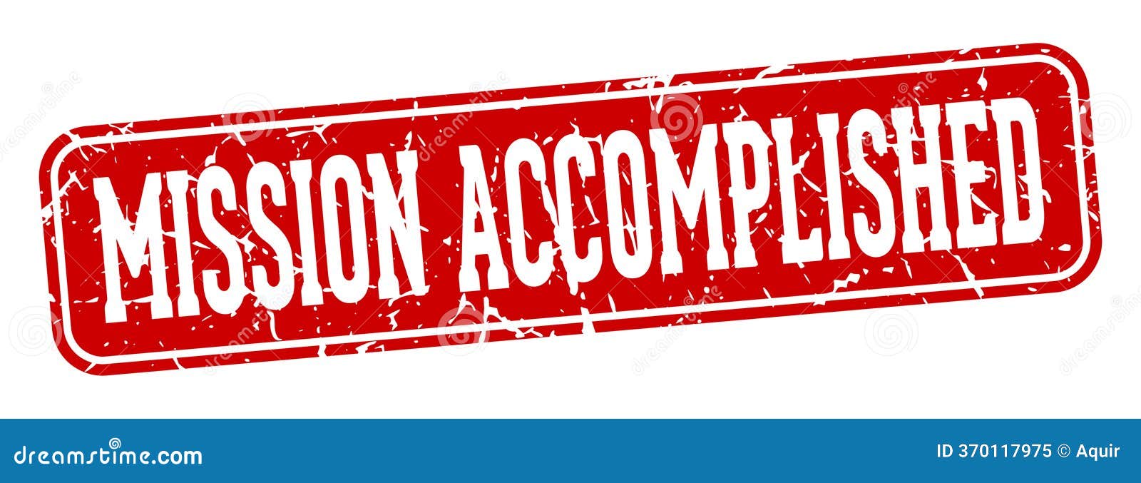 Mission Accomplished Sticker. Mission Accomplished Label Cartoon Vector ...