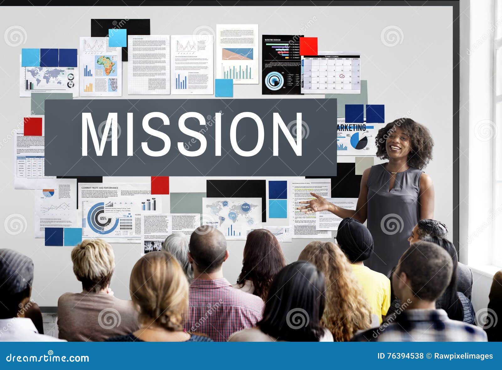 Mission Aim Goals Motivation Target Vision Concept Stock Photo - Image ...