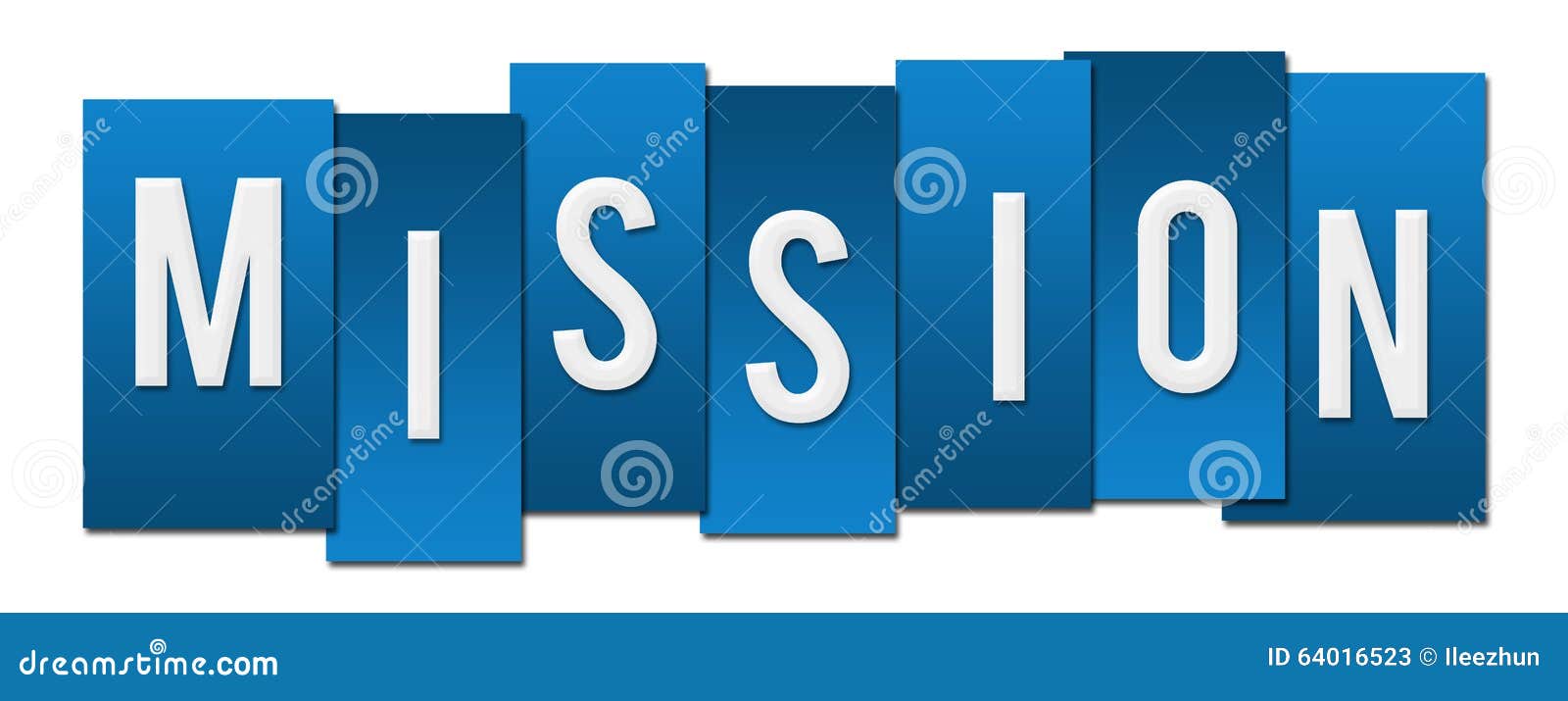 Mission Blue Stripes stock illustration. Illustration of management ...