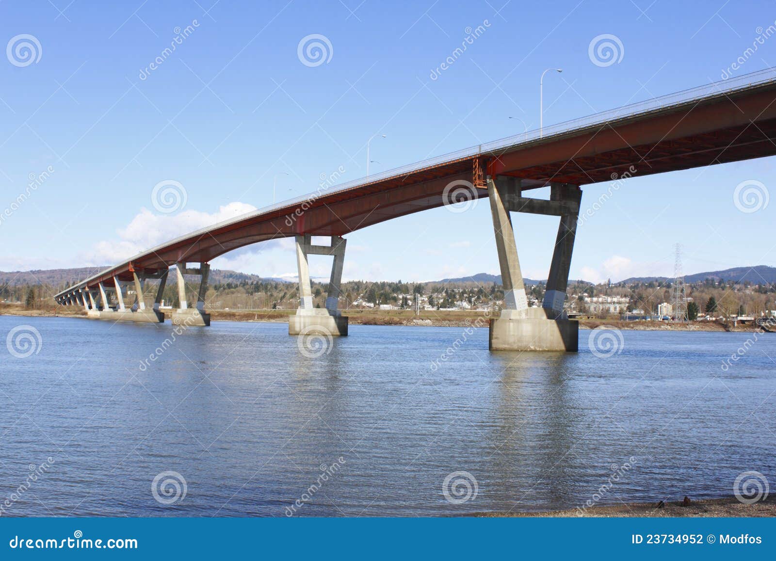 The Mission Bridge stock photo. Image of span, bridge - 23734952