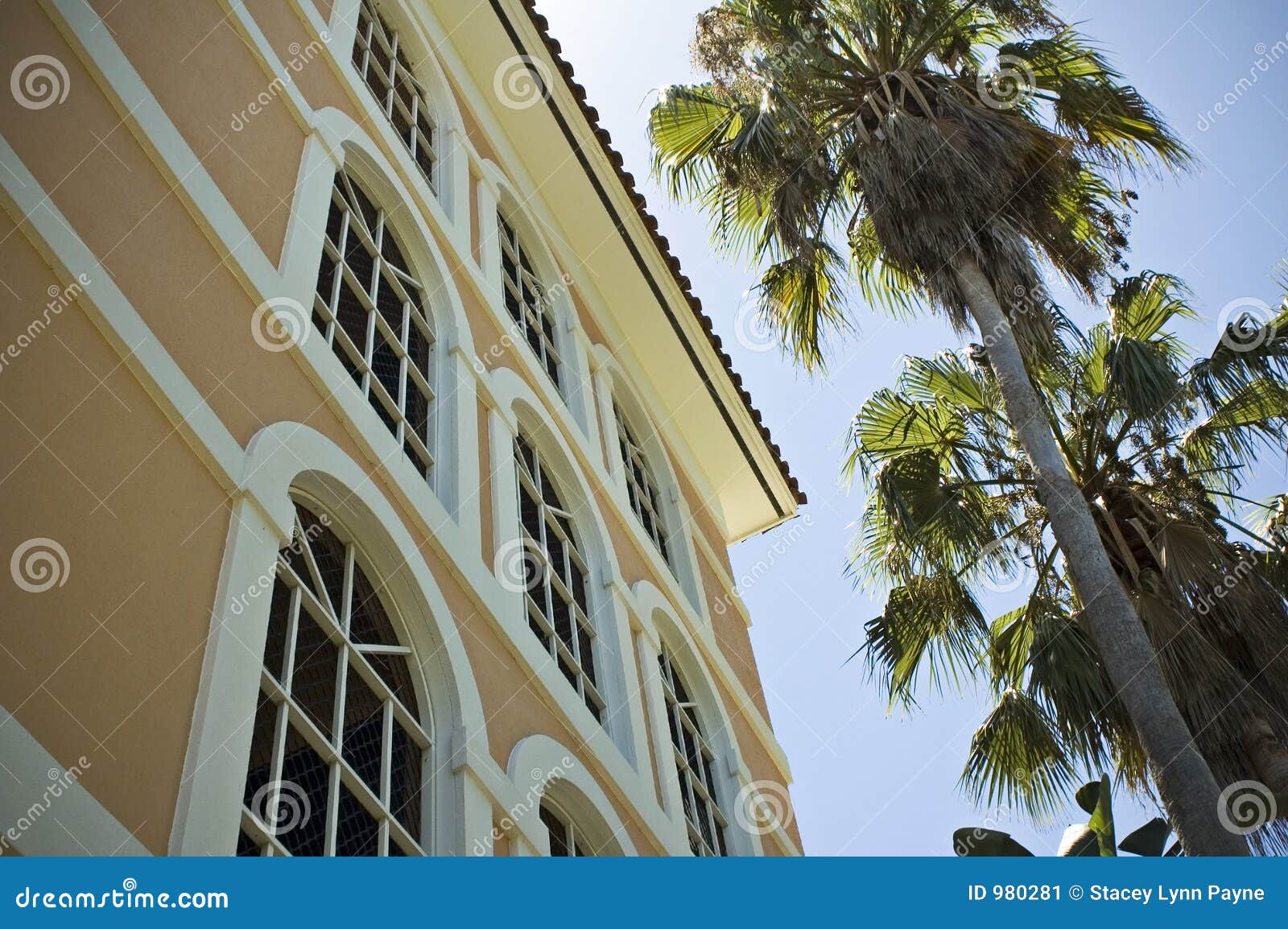 Mission Building stock image. Image of tile, mission, palm - 980281