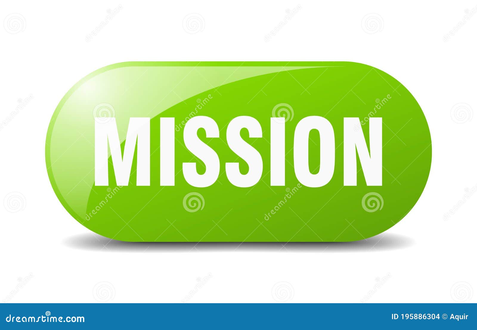Mission Button. Sticker. Banner. Rounded Glass Sign Stock Vector ...