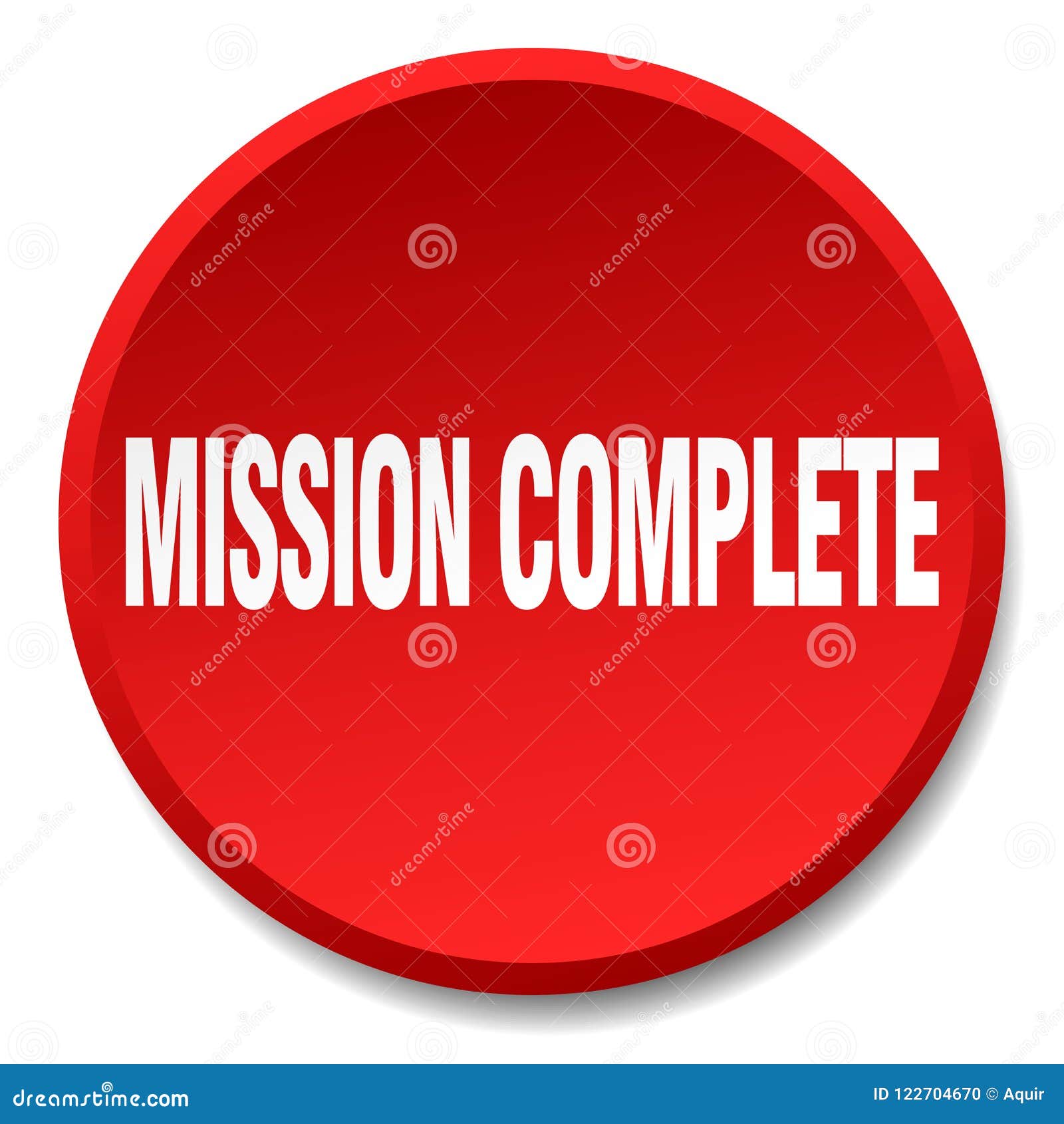 Mission complete button stock vector. Illustration of shiny - 122704670