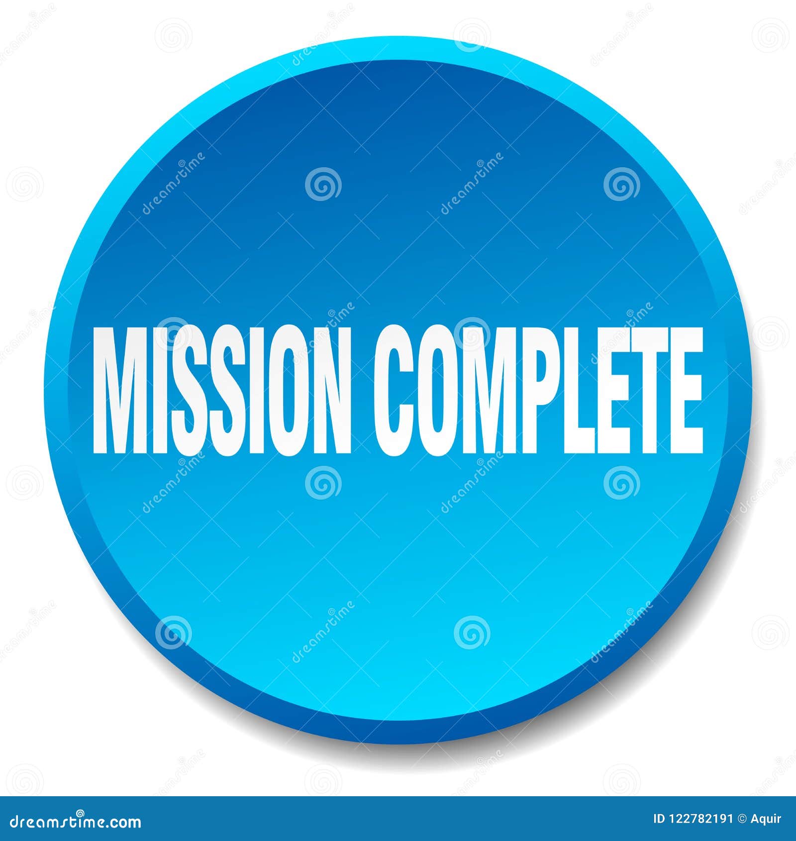 Mission complete button stock vector. Illustration of graphic - 122782191