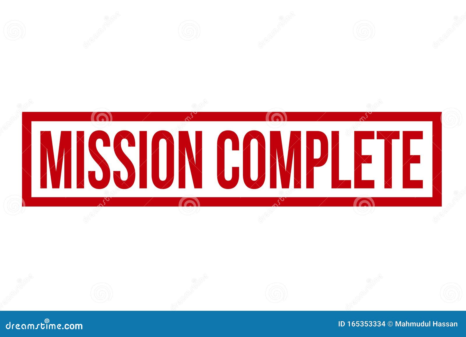Mission Complete Rubber Stamp. Red Mission Complete Rubber Grunge Stamp ...