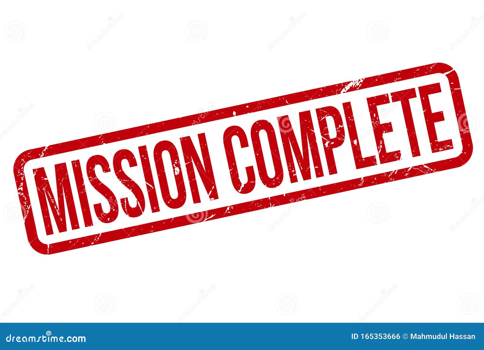 Mission Complete Rubber Stamp. Red Mission Complete Rubber Grunge Stamp ...