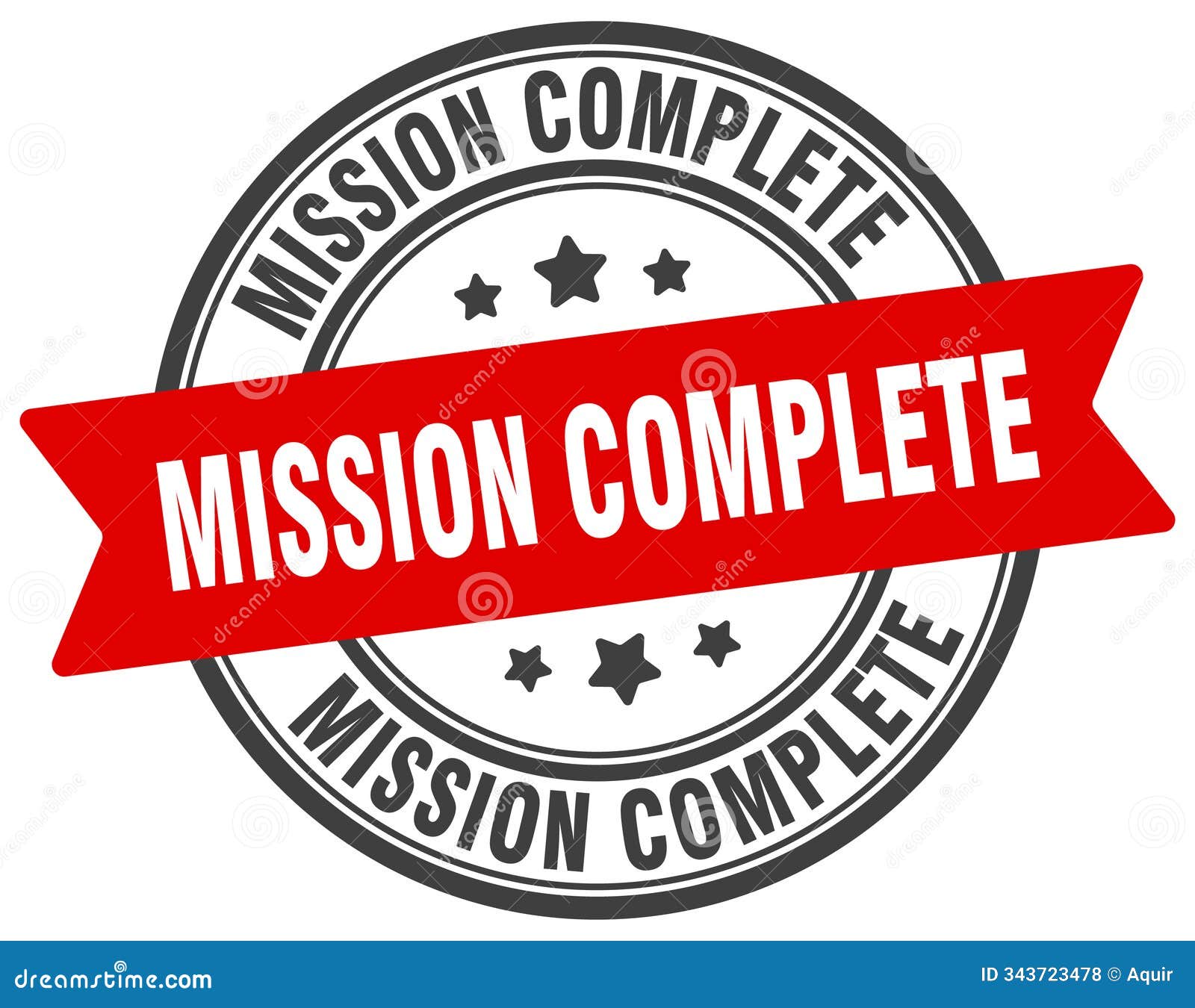 Mission Complete Stamp. Mission Complete Label on Transparent ...