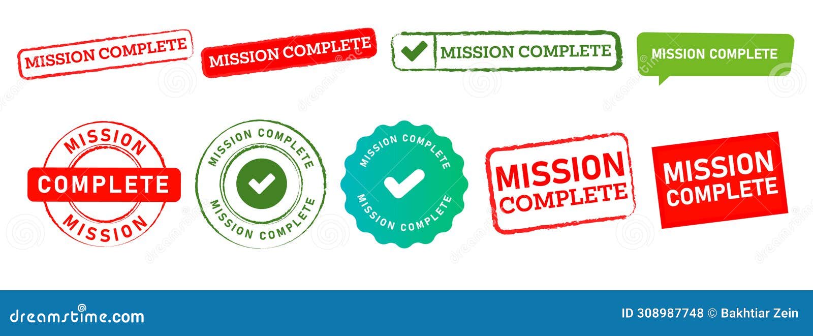 Mission Complete Stamp Seal Emblem and Speech Bubble Sign Success Done ...