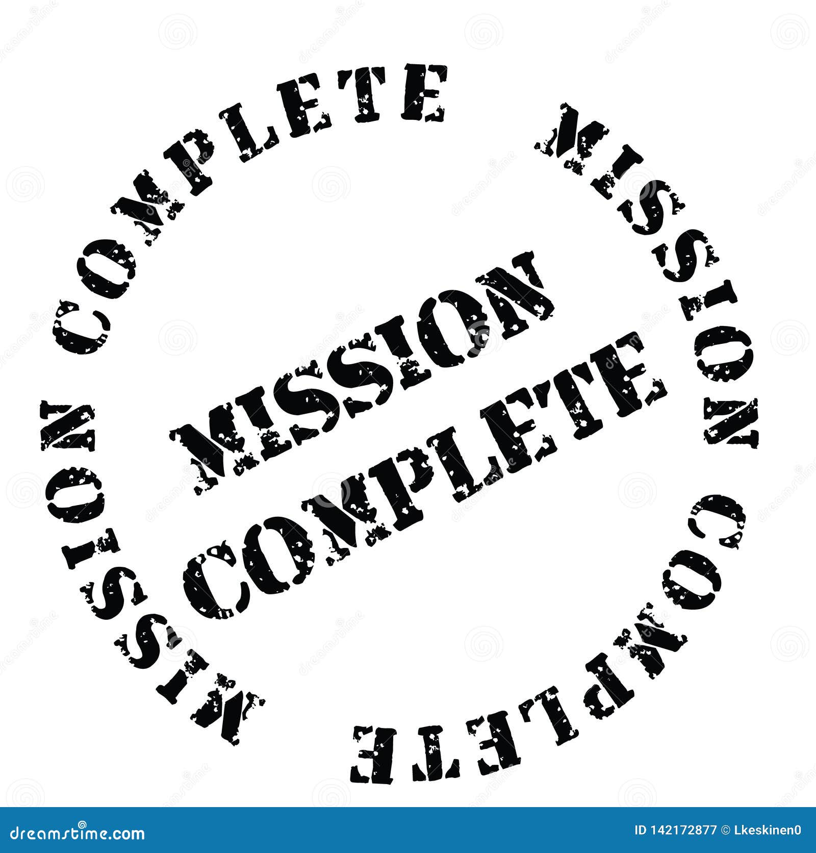 Mission Complete Stamp on White Stock Vector - Illustration of sign ...