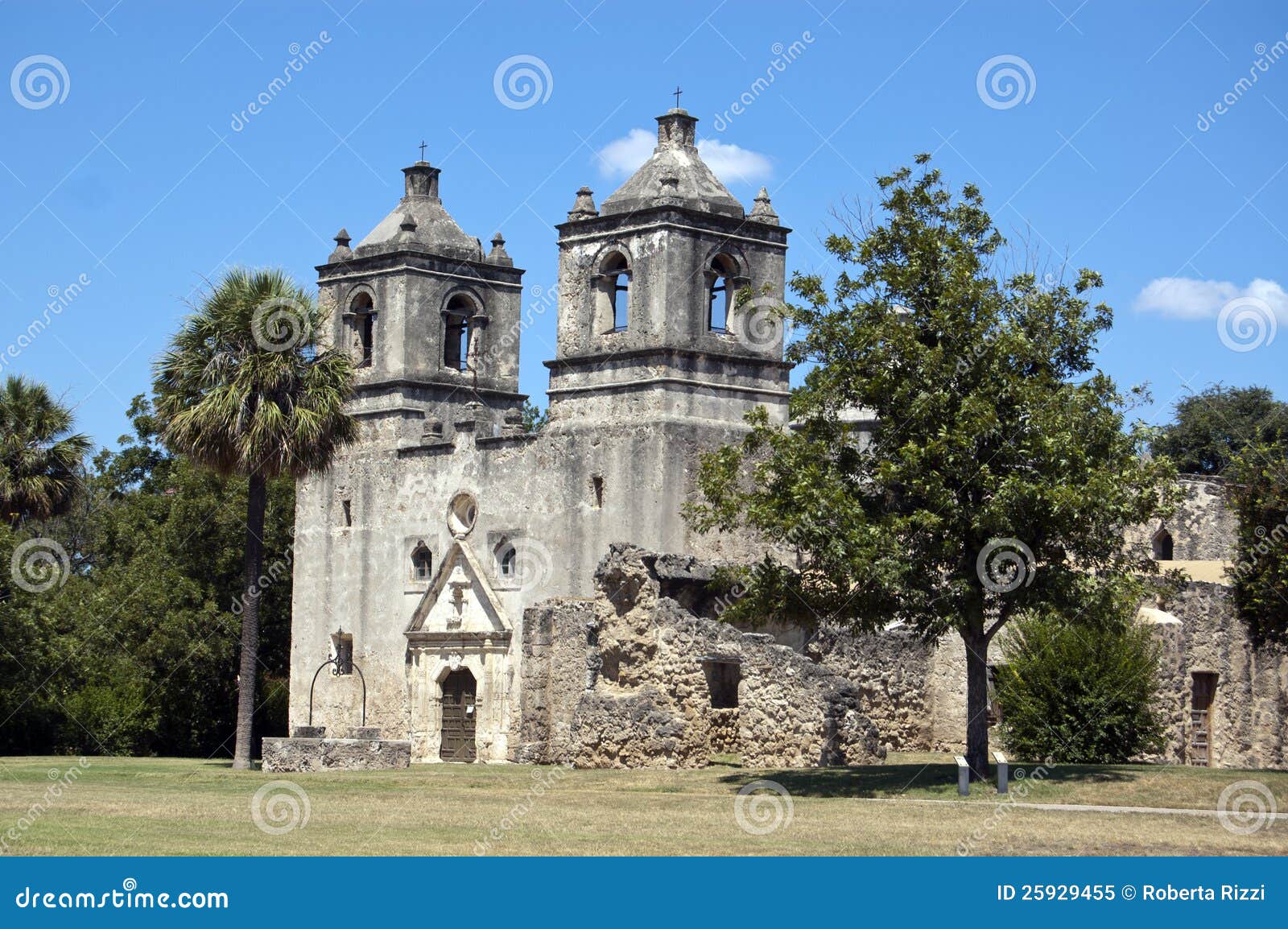 Mission Concepcion, San Antonio, Texas, USA Stock Image - Image of ...