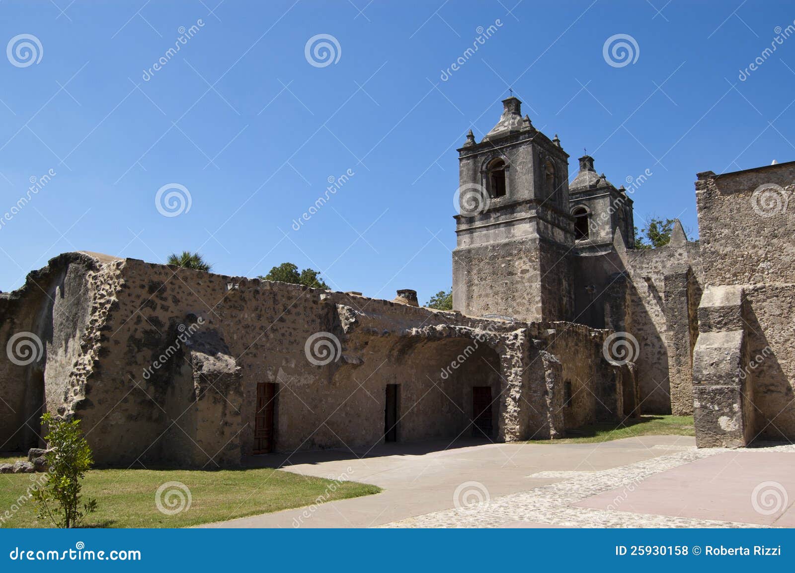 Mission Concepcion, San Antonio, Texas, USA Stock Photo - Image of ...
