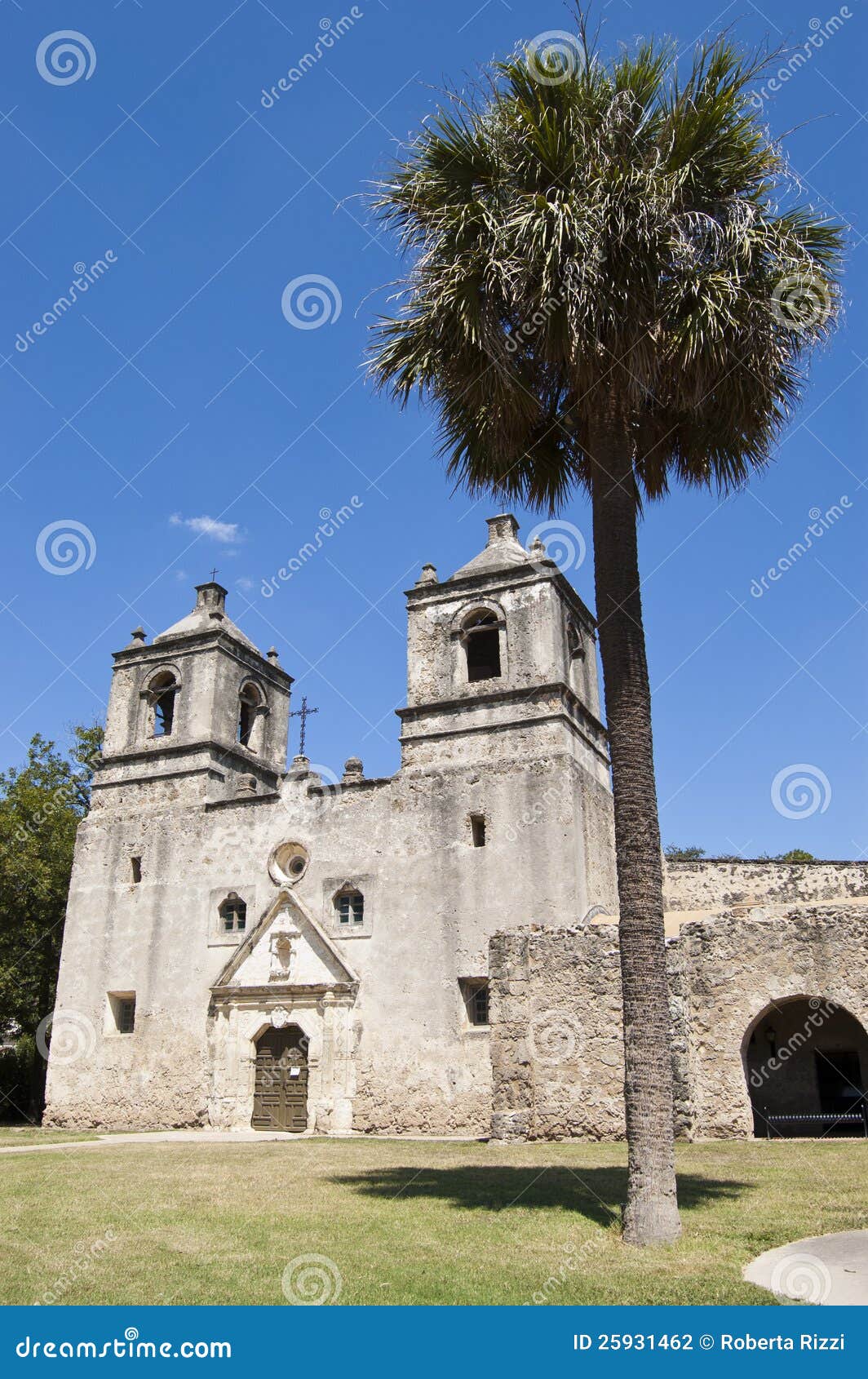 Mission Concepcion, San Antonio, Texas, USA Stock Photo - Image of ...