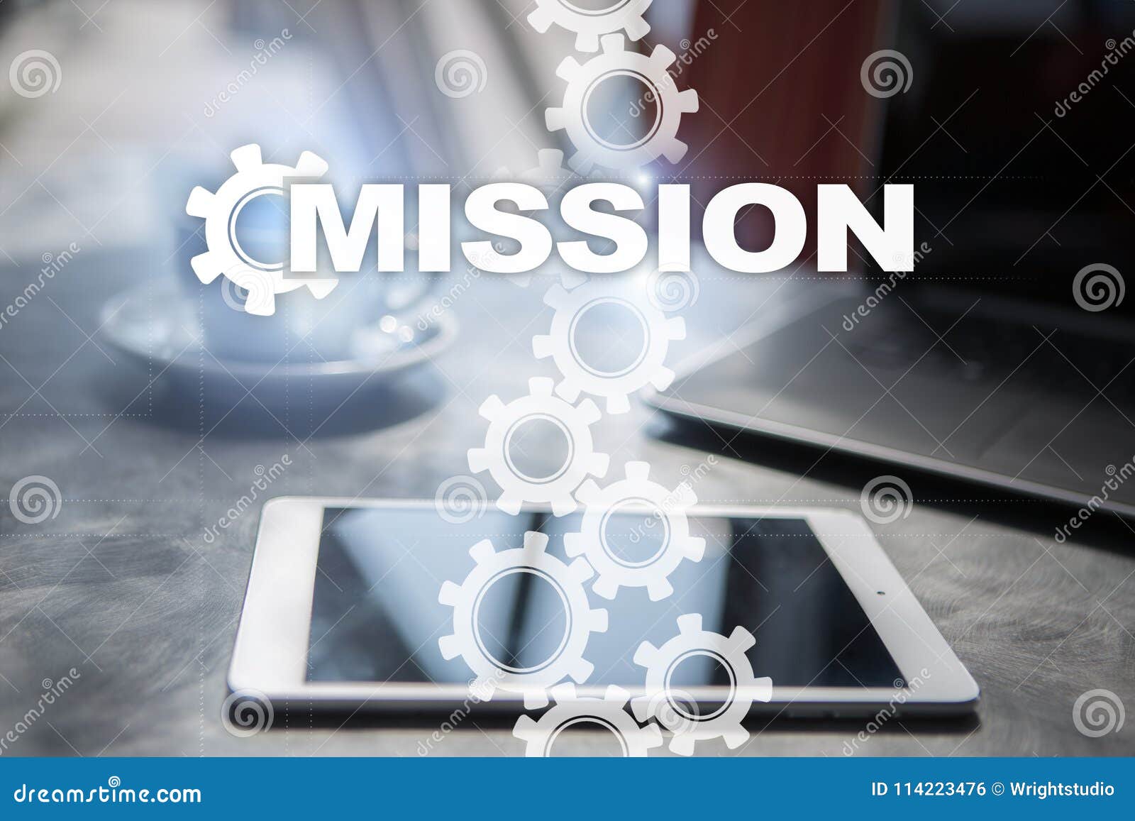 Mission Concept. Businessman Demonstrating Word And Charts Stock ... Mission Concept. Businessman Demonstrating Word And Charts Stock ...