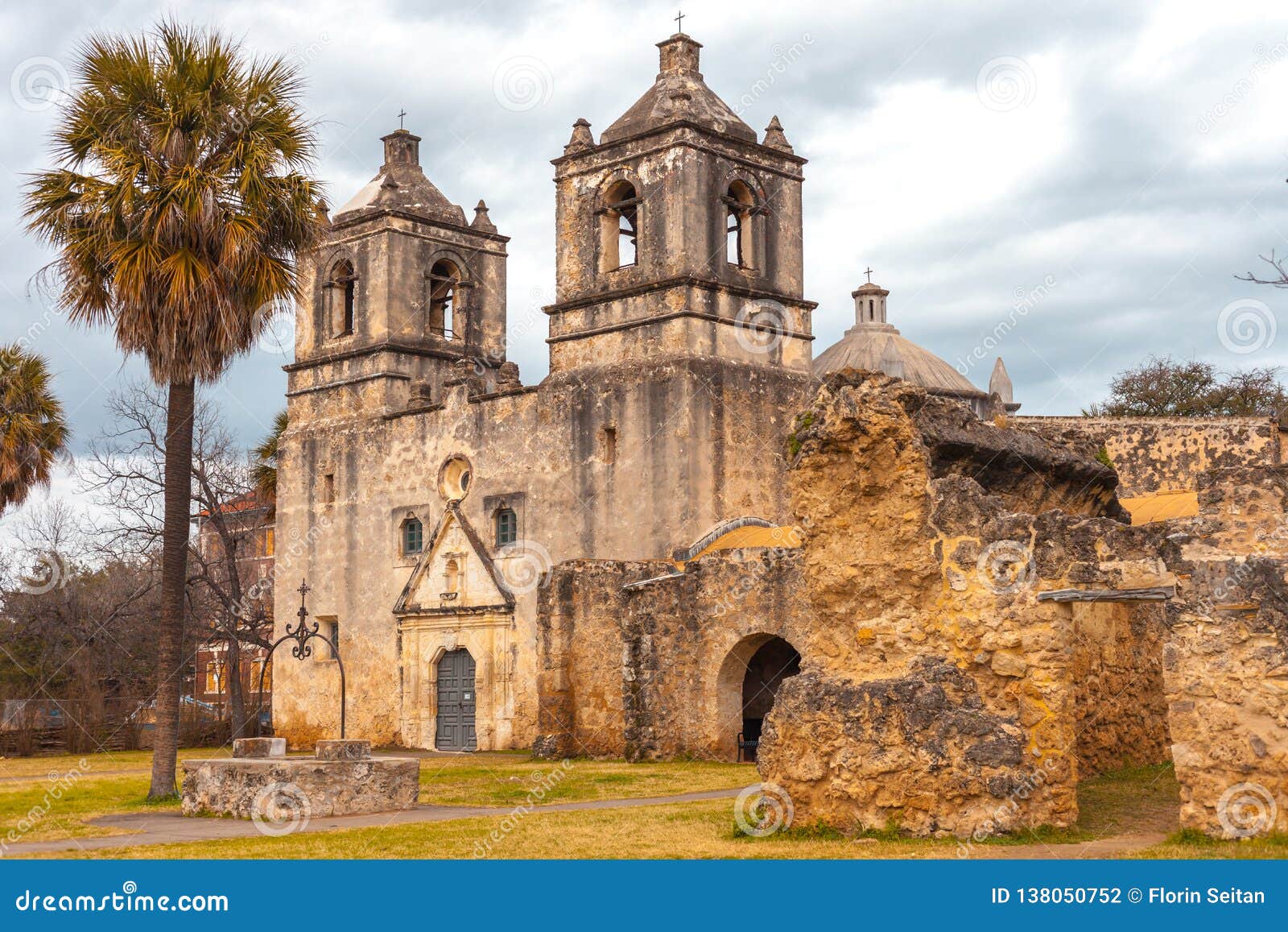 Mission Conception Entrance - Example of Spanish Colonial Architecture ...