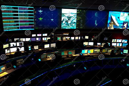 Mission Control at Jet Propulsion Lab Editorial Stock Photo - Image of ...