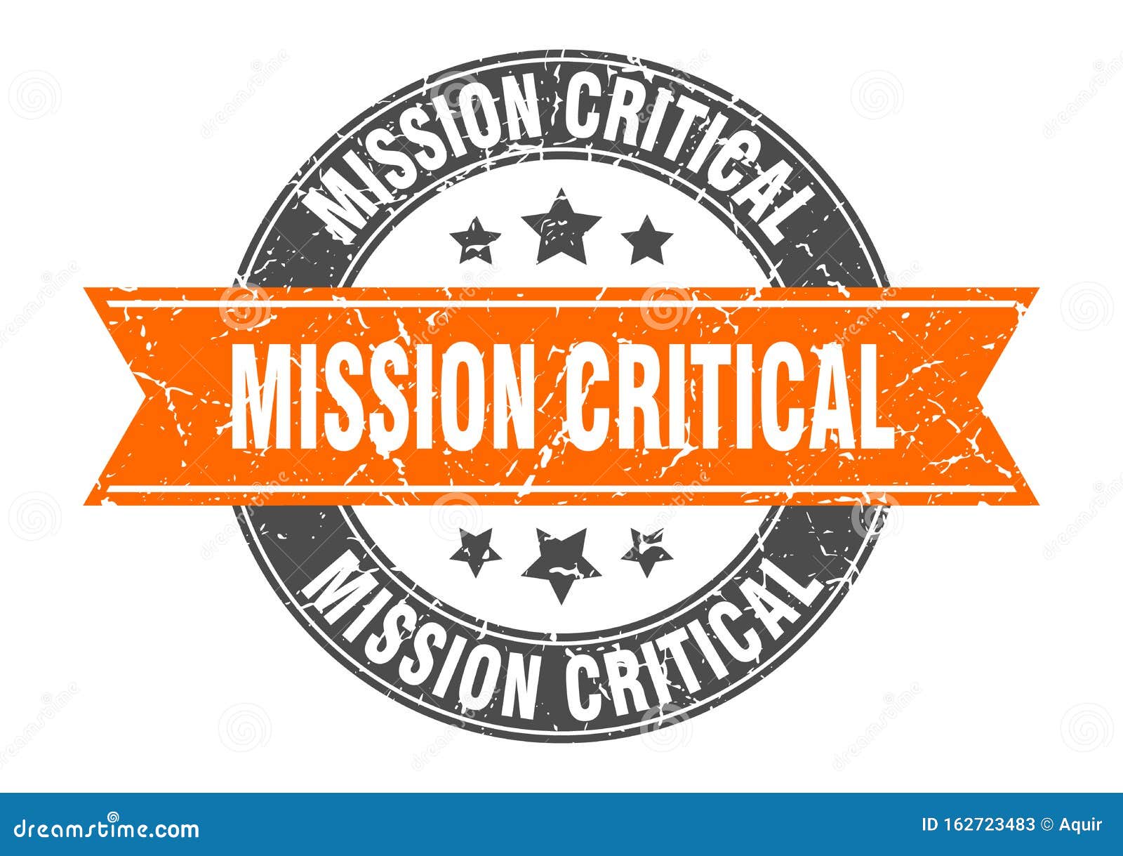 Mission critical stamp stock vector. Illustration of white - 162723483