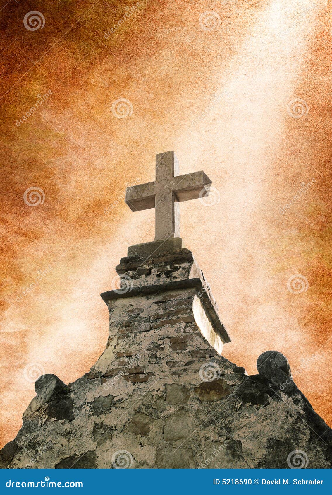 Mission Cross stock photo. Image of heaven, belief, effect - 5218690