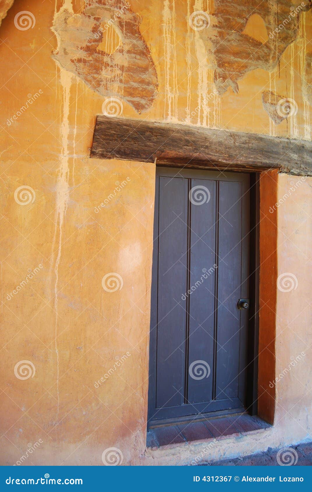 Mission Door stock image. Image of latin, brick, european - 4312367