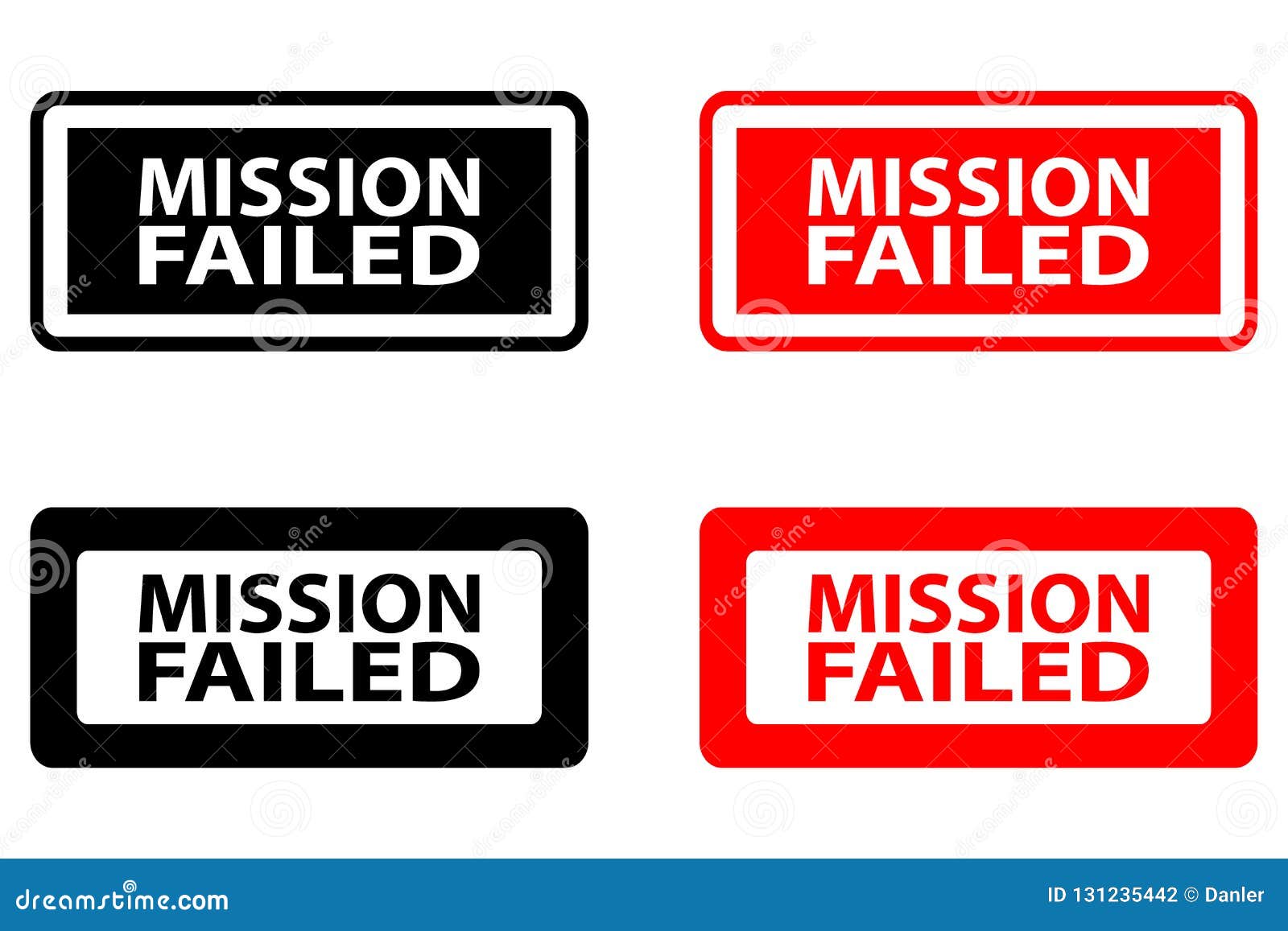 Mission Failed Rubber Stamp Stock Vector - Illustration of black, draft ...