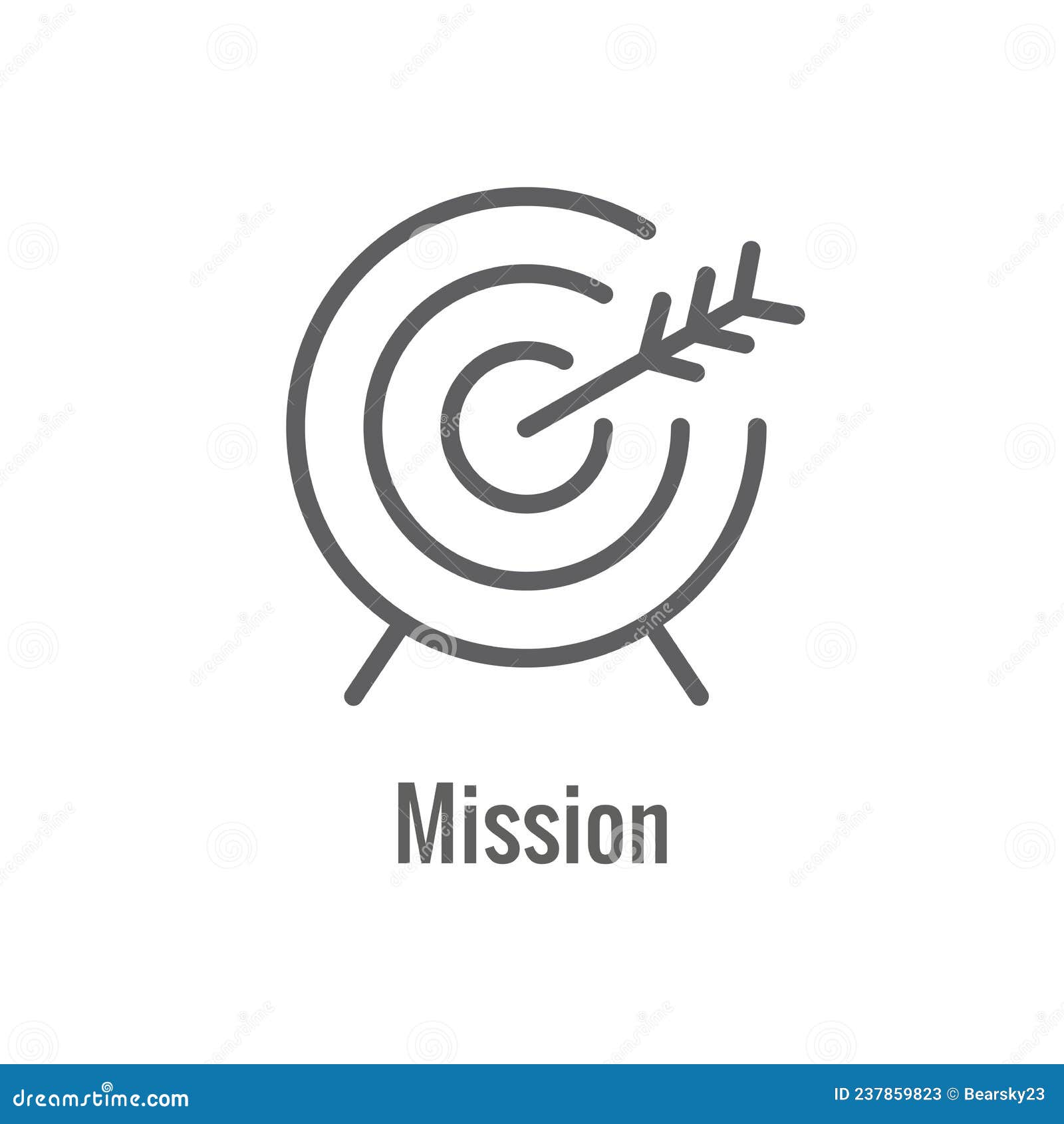 Mission Icon To Use with Core Values with Mission Statements Stock ...