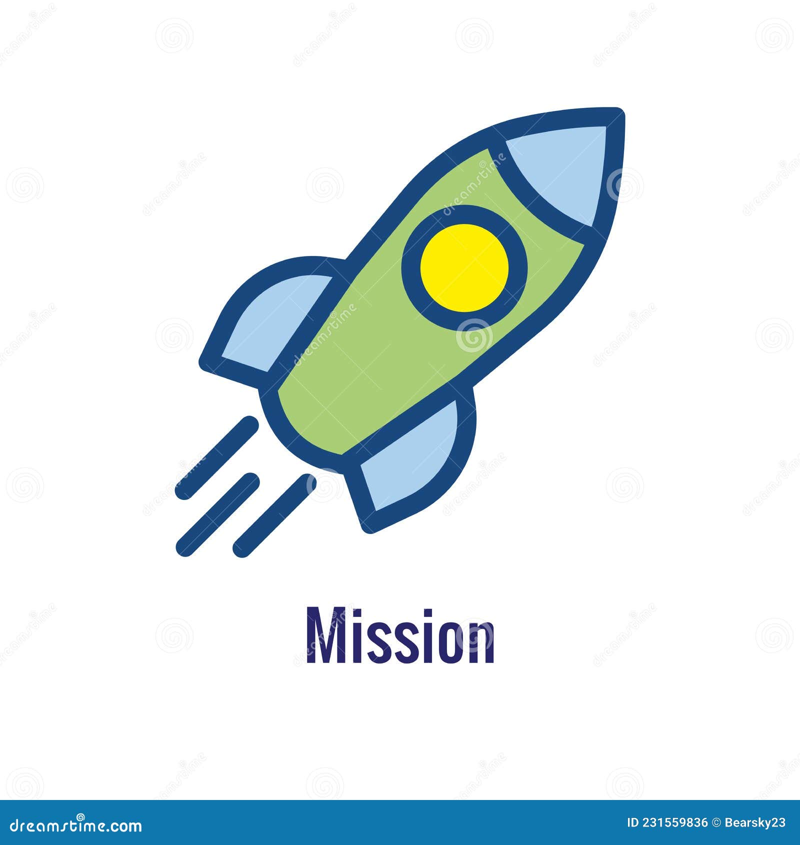 Mission Icon To Use with Core Values with Mission Statements Stock ...