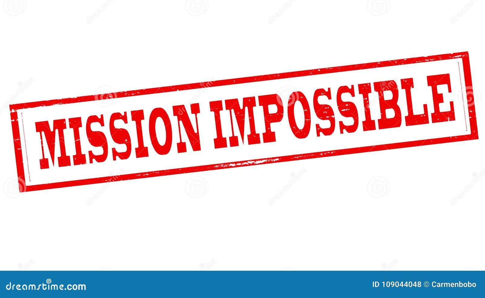 Impossible Mission Possible Success Focus Win Stock Photography ...