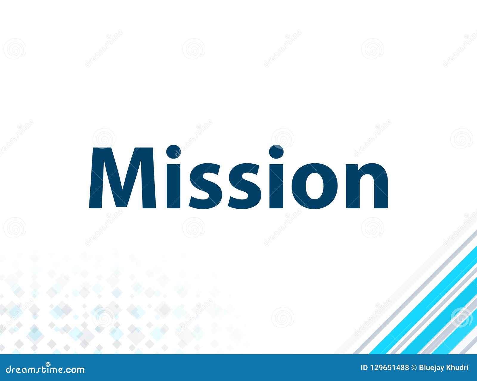 Mission Modern Flat Design Blue Abstract Background Stock Illustration ...