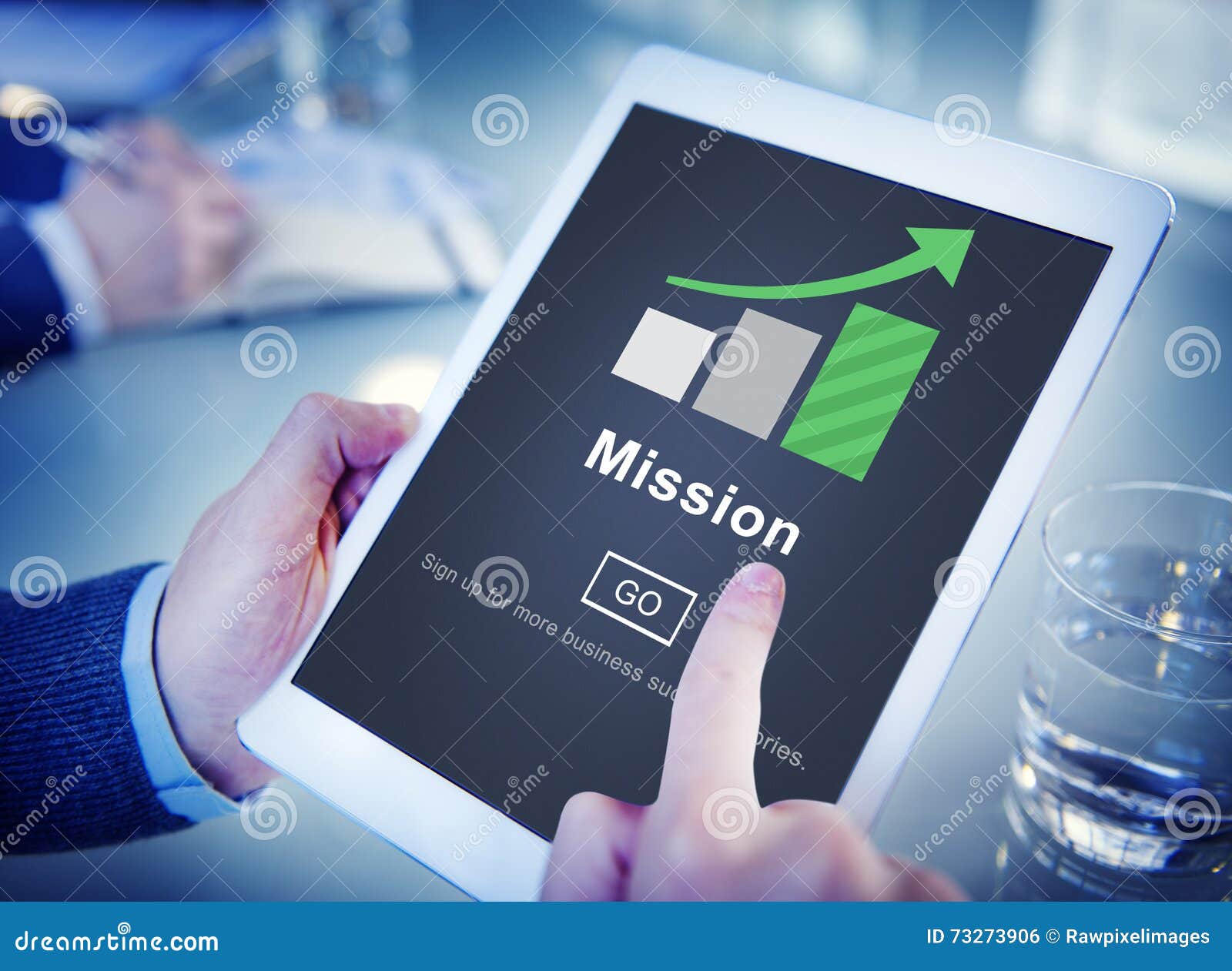 Mission Objective Goals Target Vision Strategy Concept Stock Photo ...