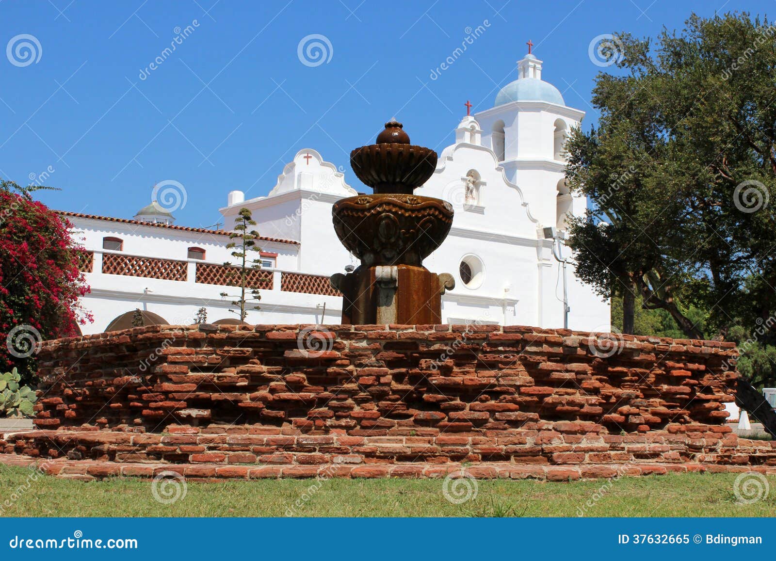 Mission San Luis Rey stock image. Image of indians, spanish - 37632665