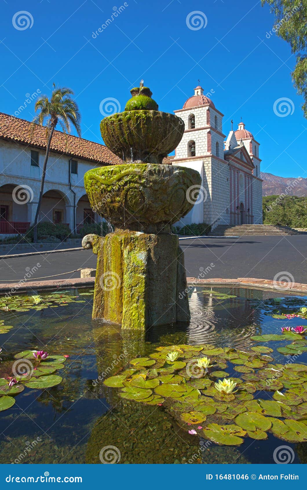 Old Mission Santa Ines Solvang California Basilica Altar Cross A Stock ...