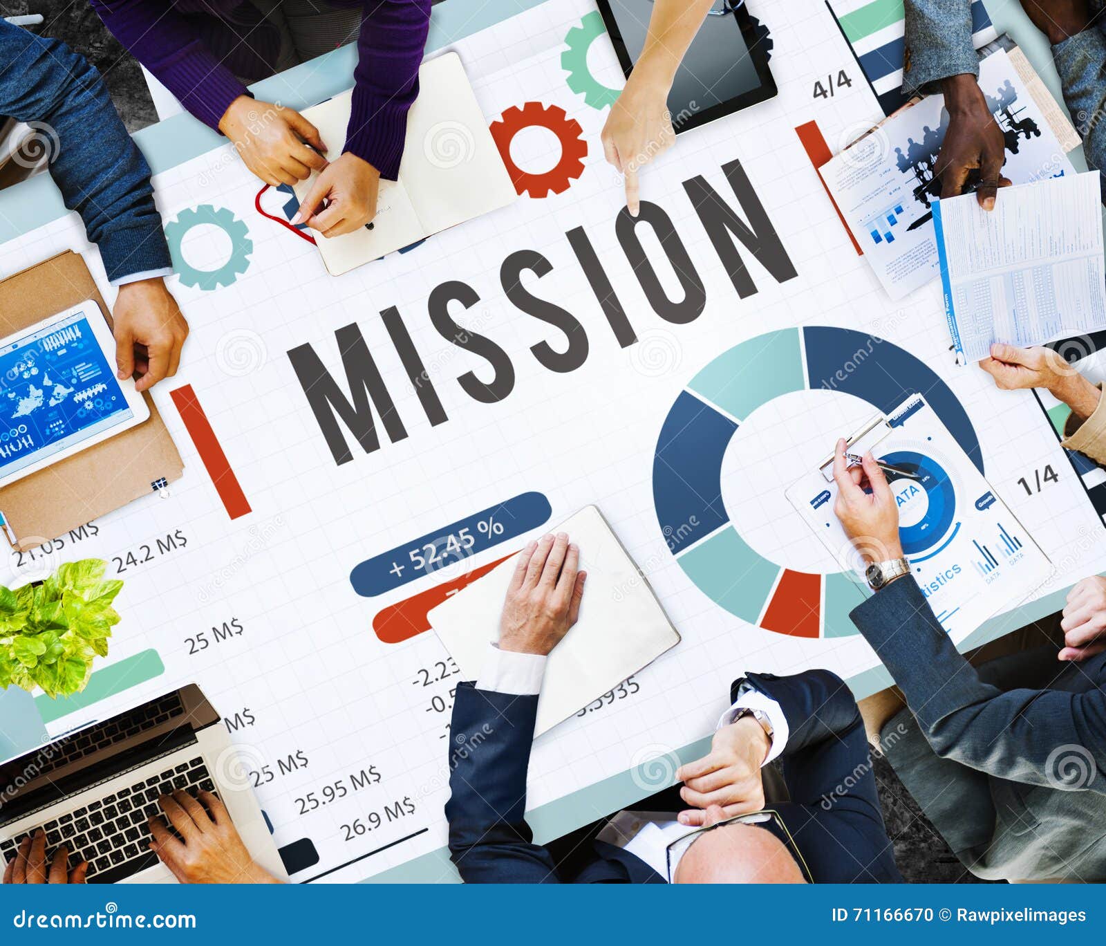 Mission Solution Target Strategy Vision Concept Stock Photo - Image of ...