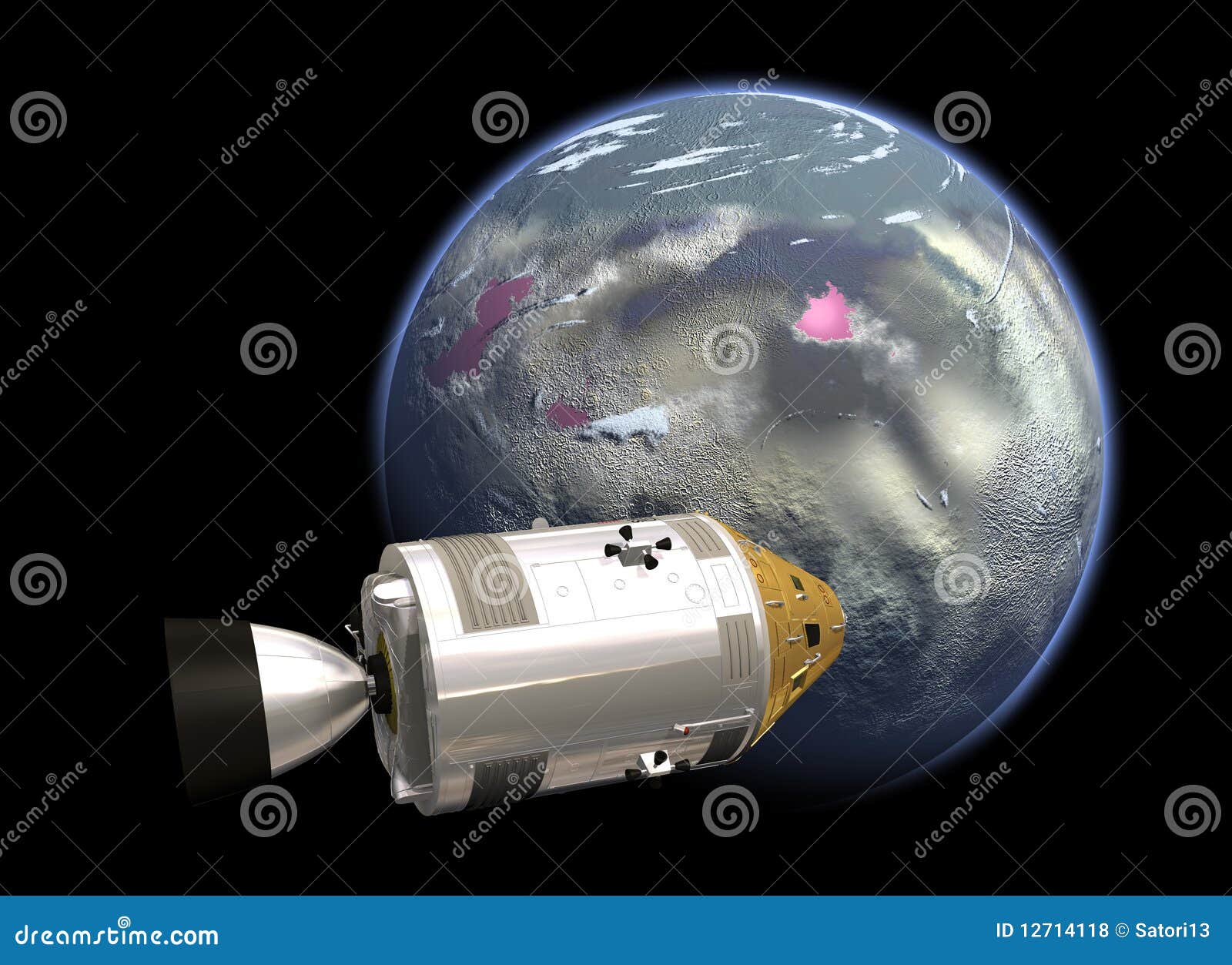 Mission Spatiale De La NASA Illustration Stock - Illustration du ...