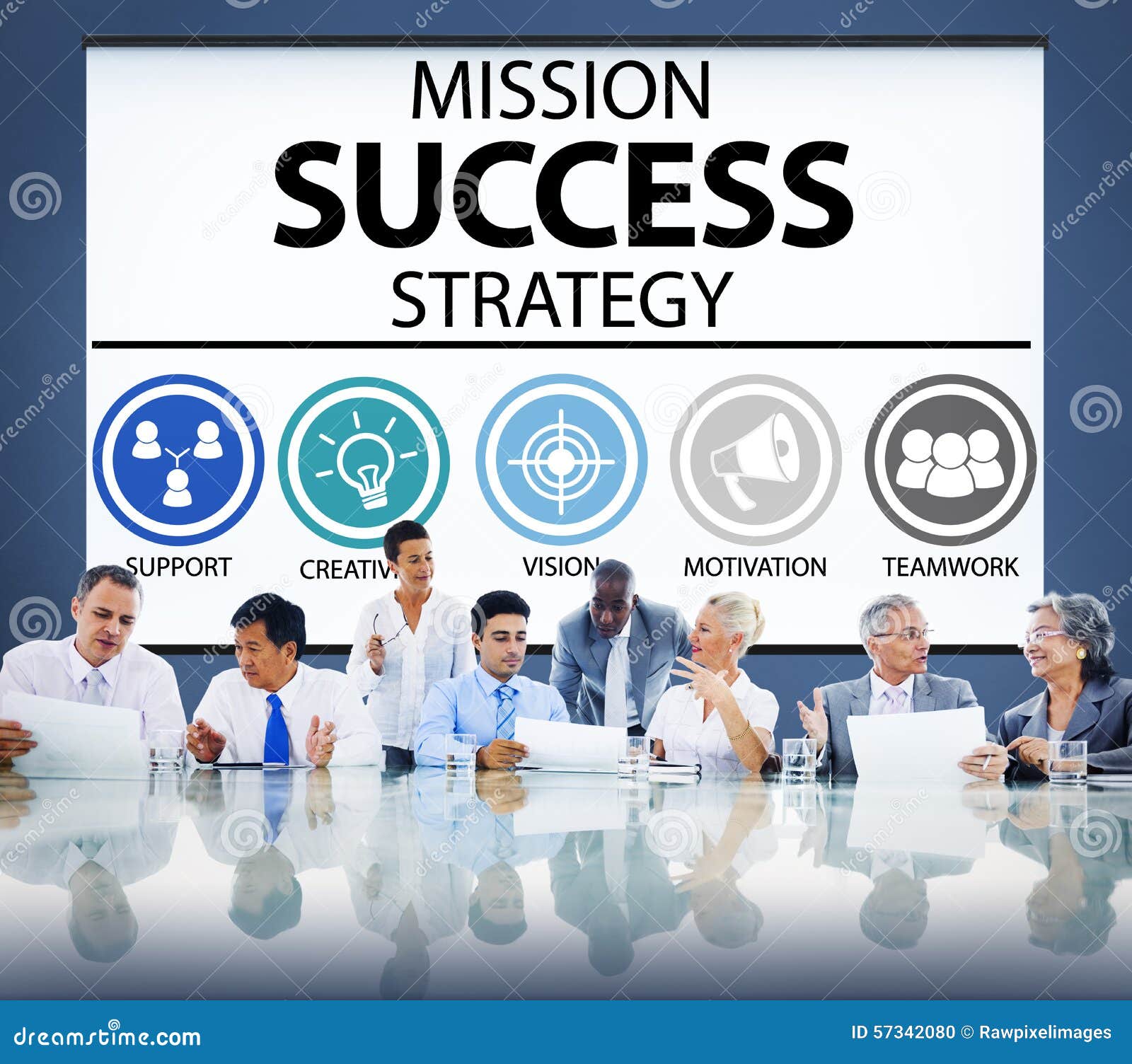 Mission Success Strategy Achievement Strategy Concept Stock Photo ...