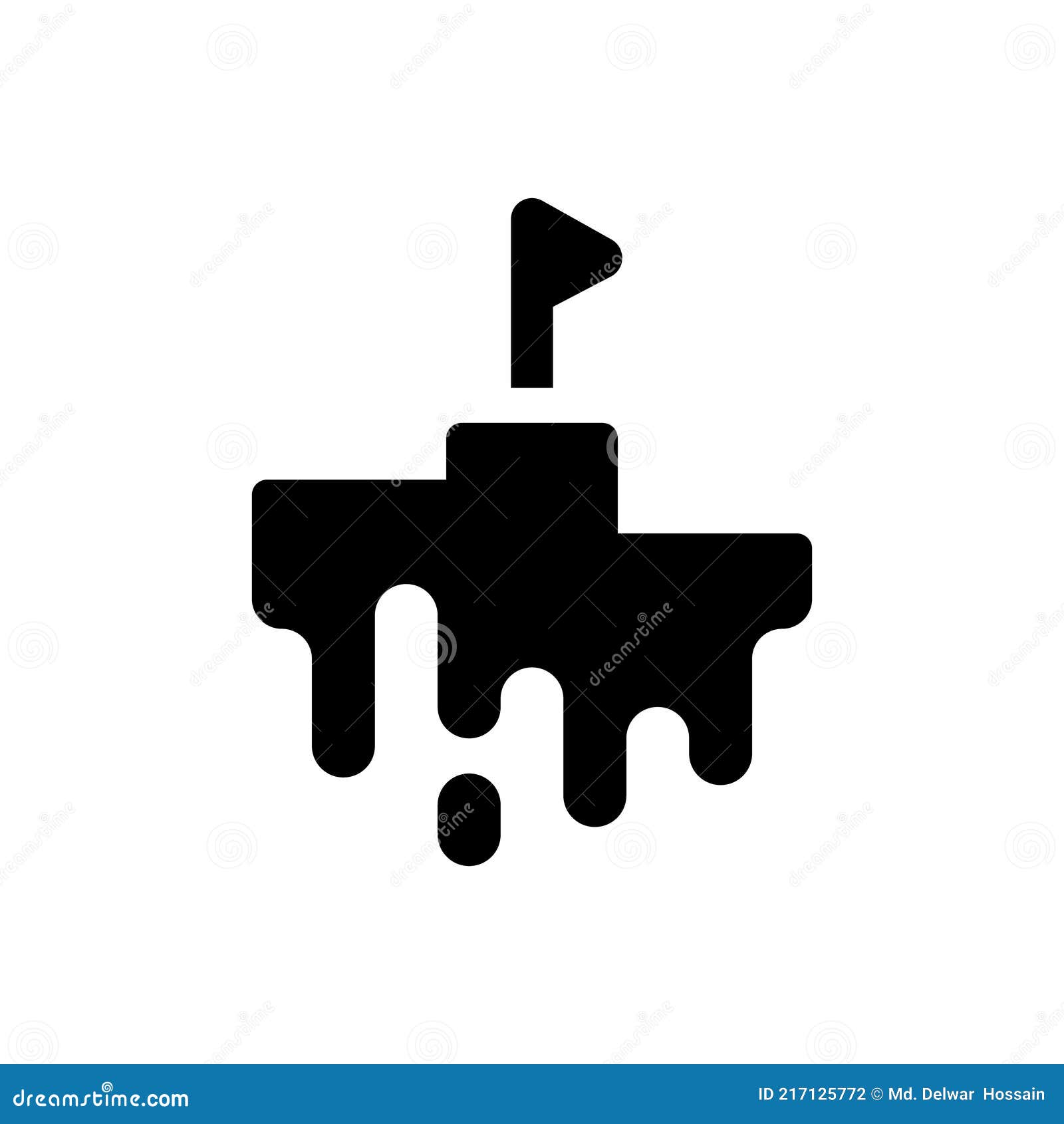 Mission Target Goal Strategy Concept. Vision Eye Line Vector Business ...