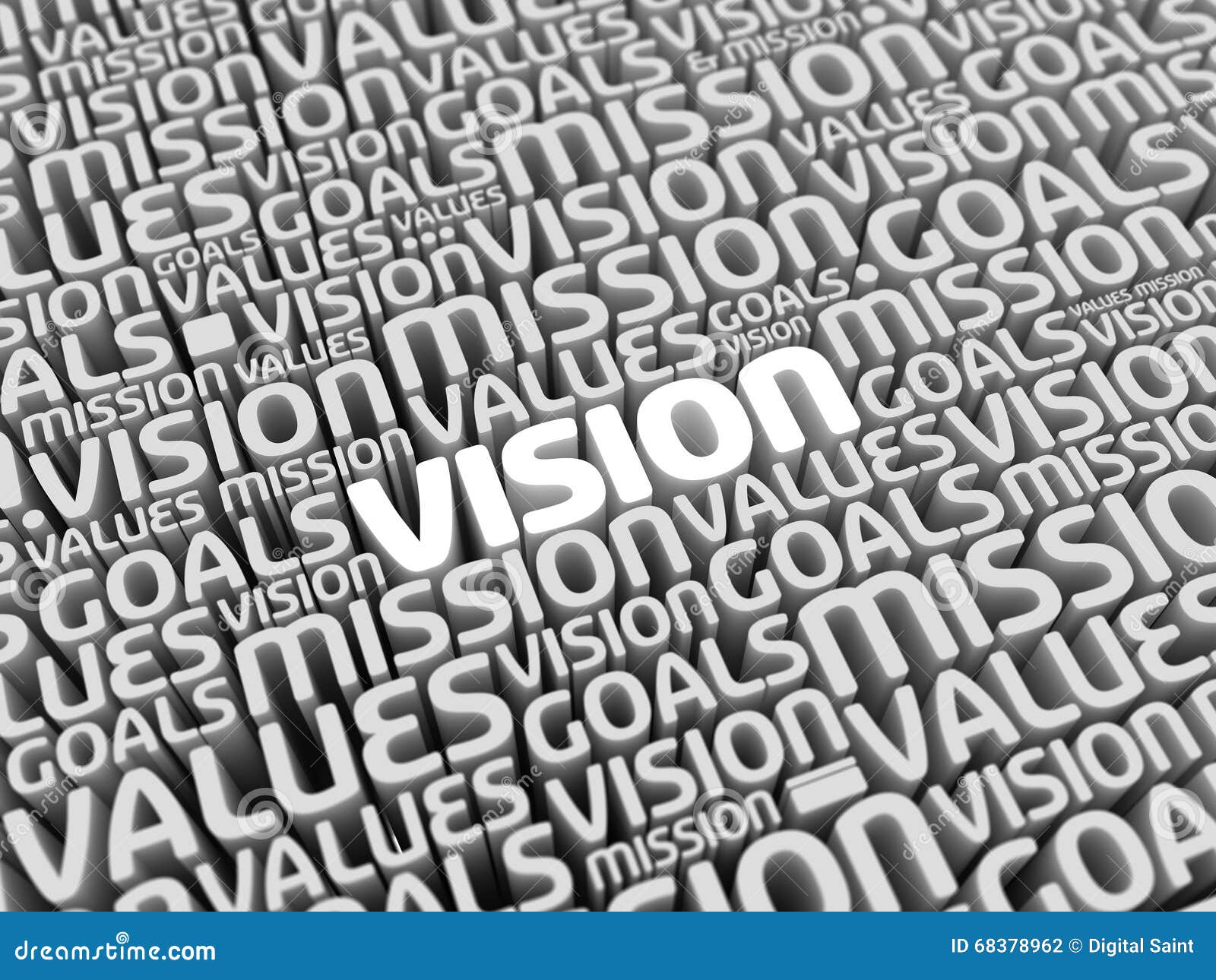Mission Vision Values Goals Stock Illustration - Illustration of goals ...
