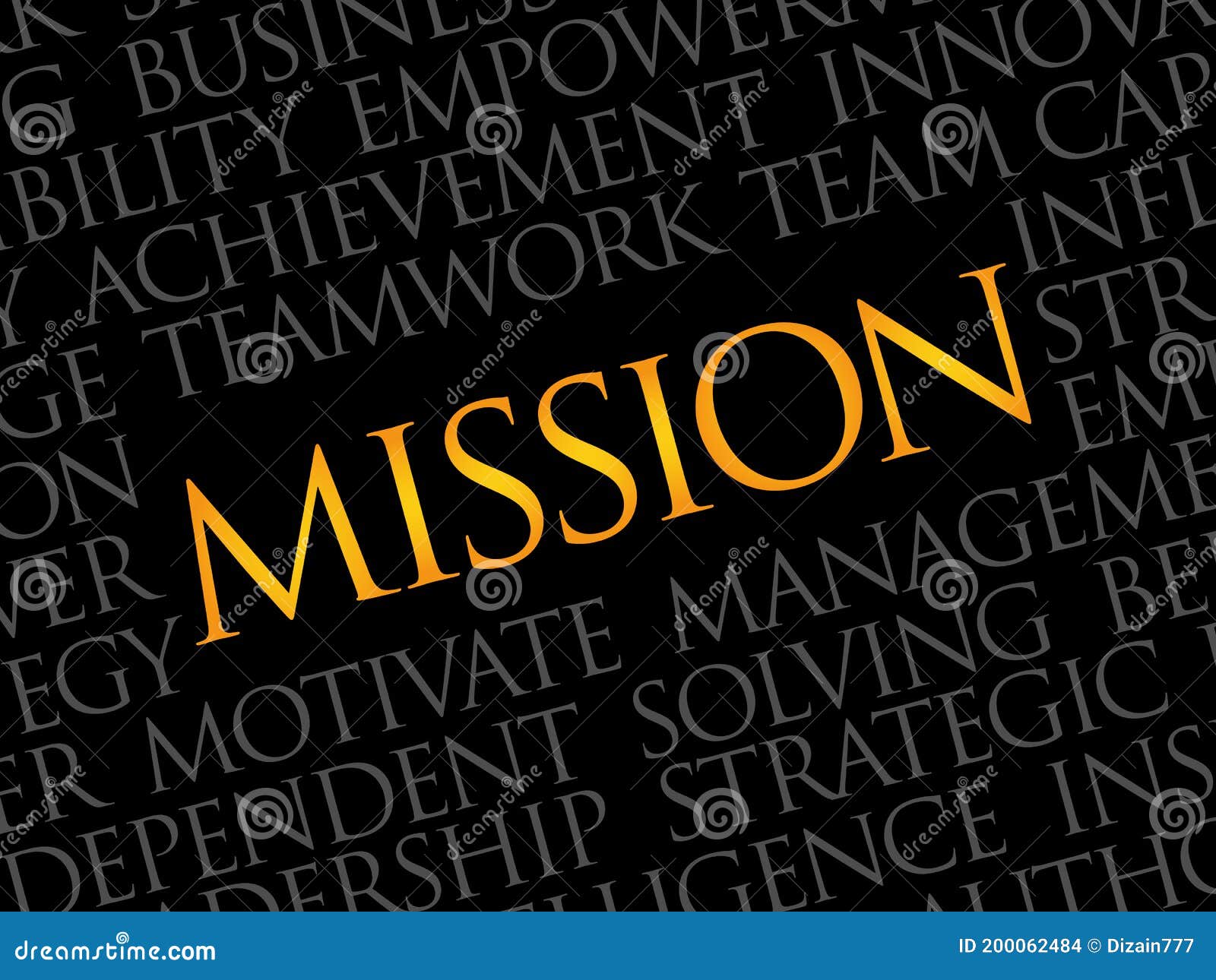 Mission word cloud stock illustration. Illustration of partnership ...