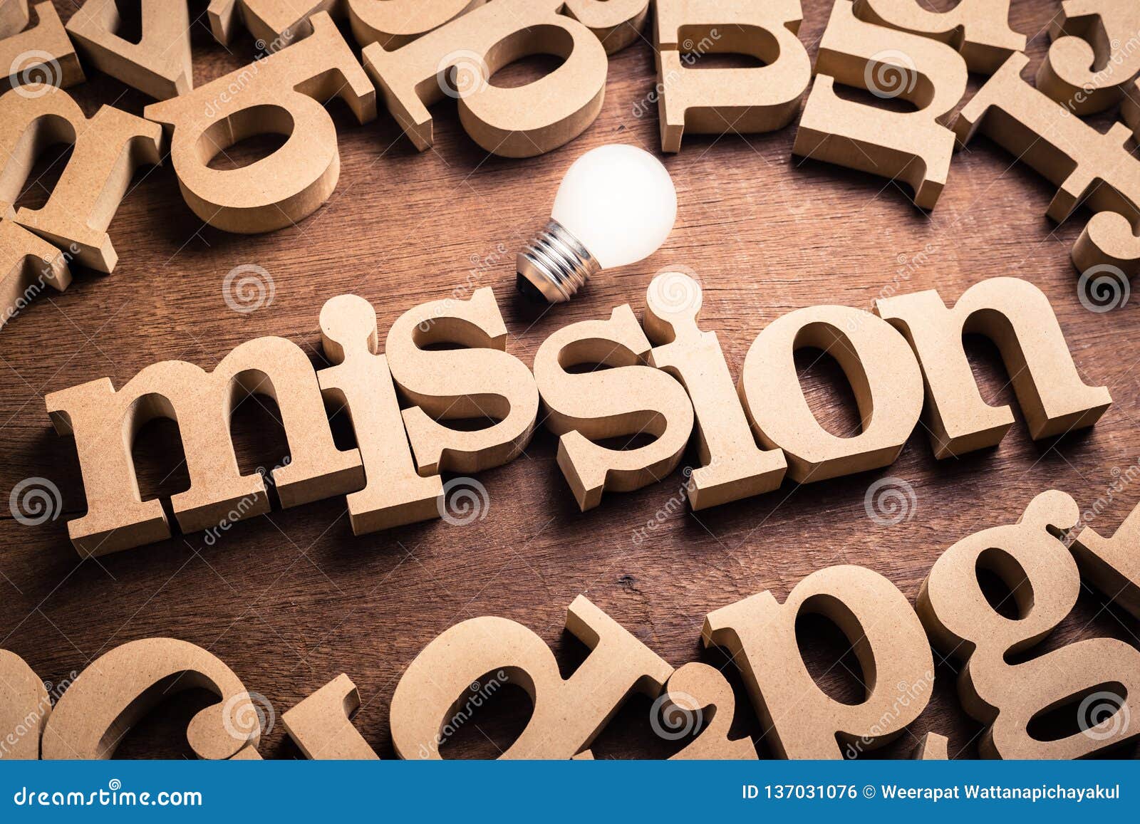 Mission Word on Table stock photo. Image of creativity - 137031076