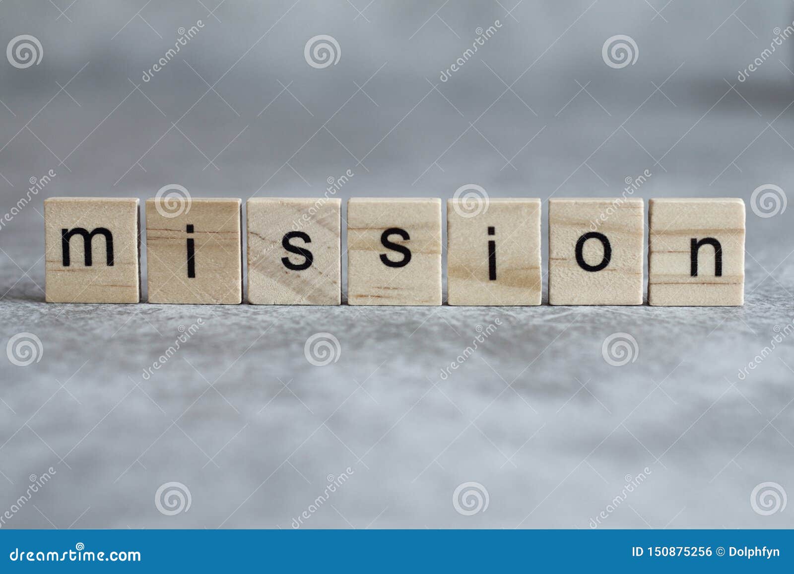 Mission Word Written on Wood Cube Stock Photo - Image of typography ...