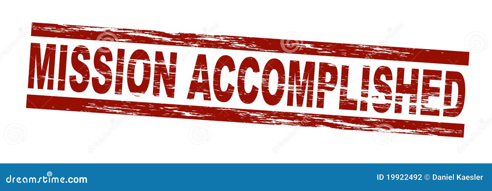 Missione compiuta illustrazione vettoriale. Illustrazione di ...