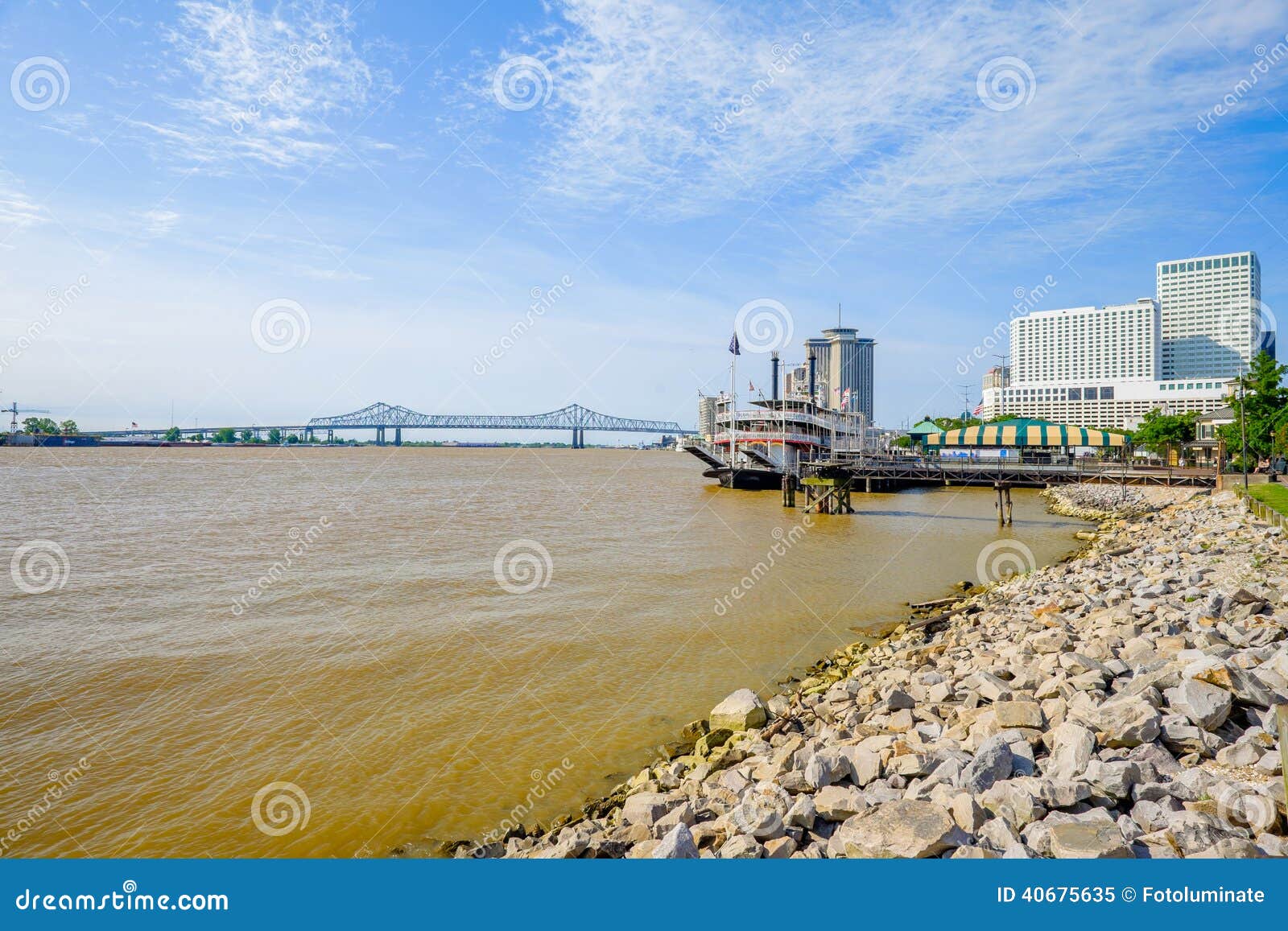 Mississippi flod fotografering för bildbyråer. Bild av tisdag - 40675635