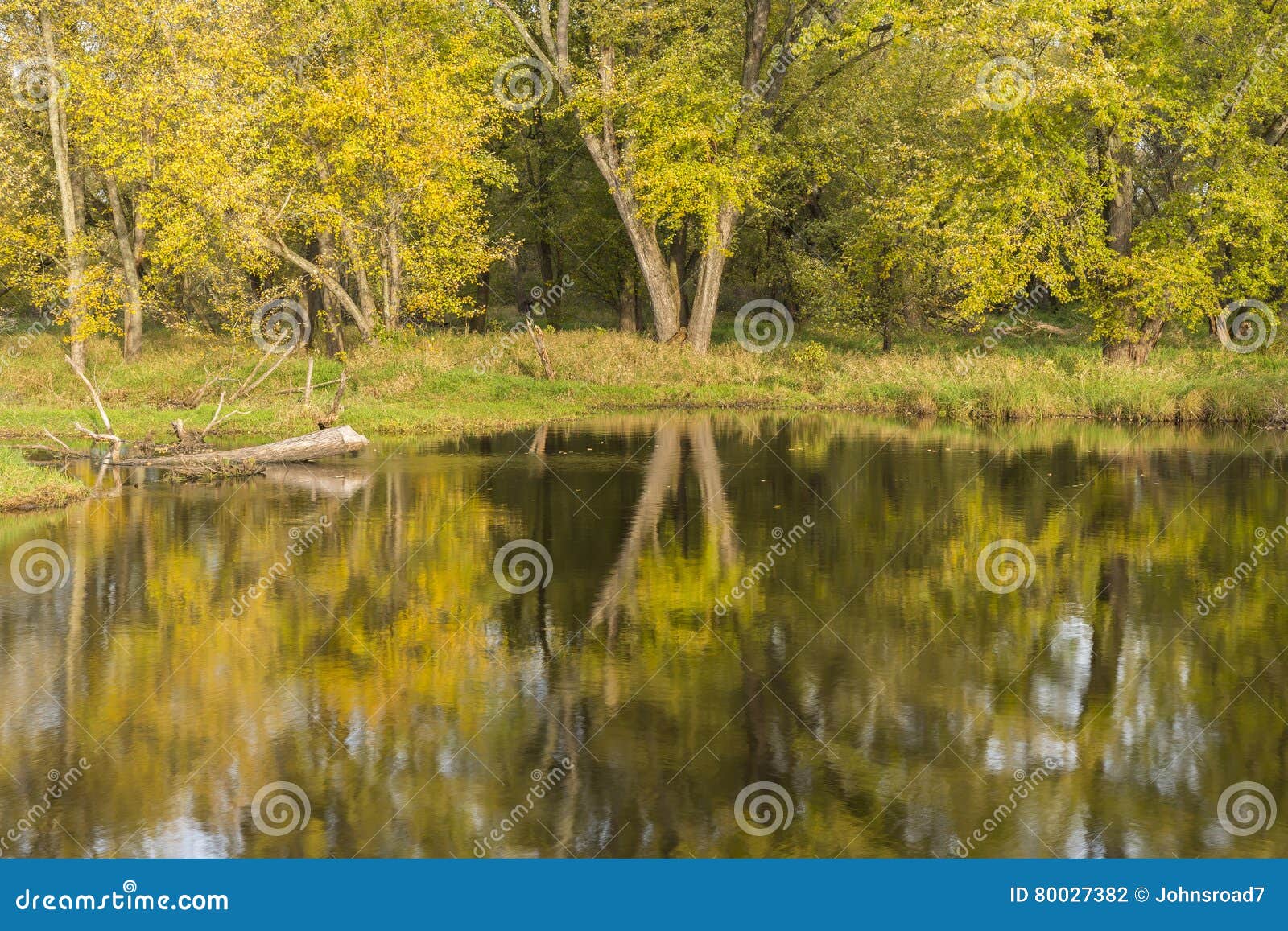 Mississippi River Backwaters in Autumn Stock Photo - Image of wisconsin ...