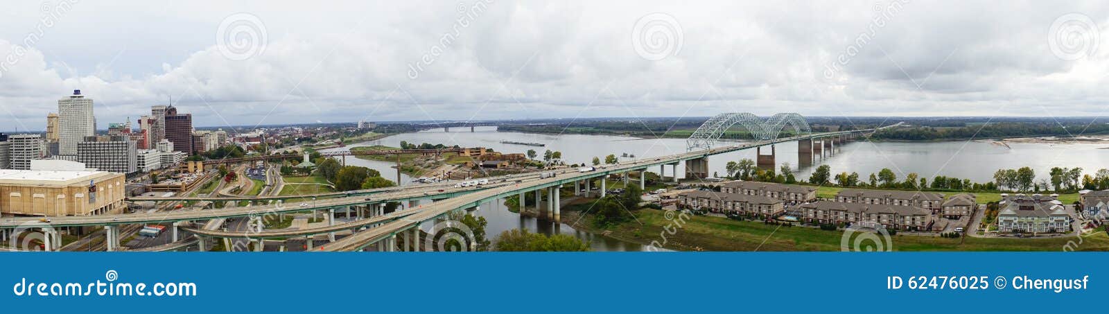 Mississippi River at Memphis Editorial Image - Image of cloudy ...