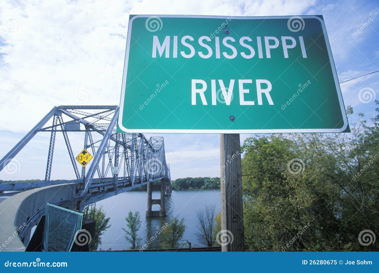 Mississippi River sign stock image. Image of states, text - 26280675
