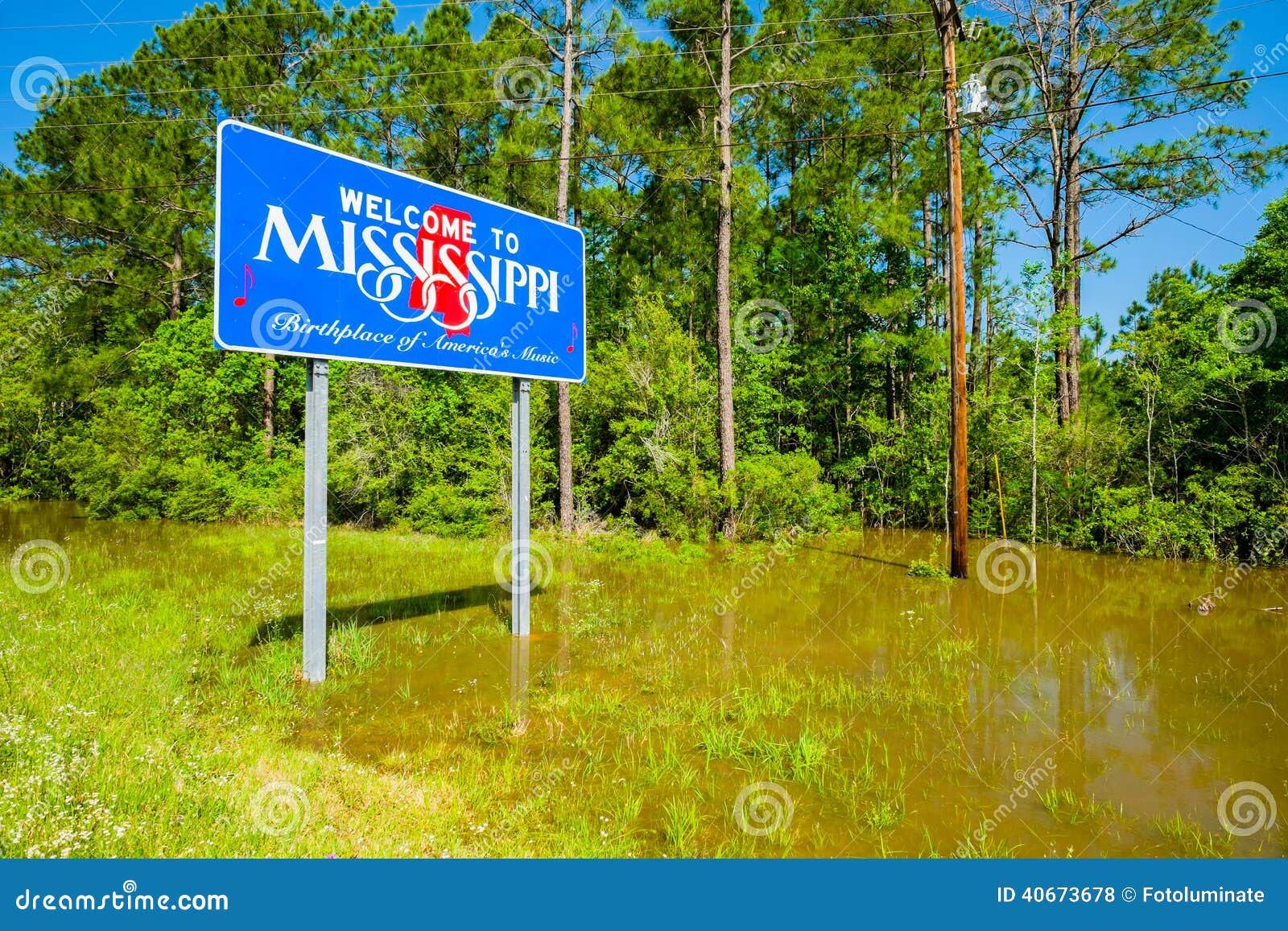 Mississippi state sign stock photo. Image of coast, vacation - 40673678